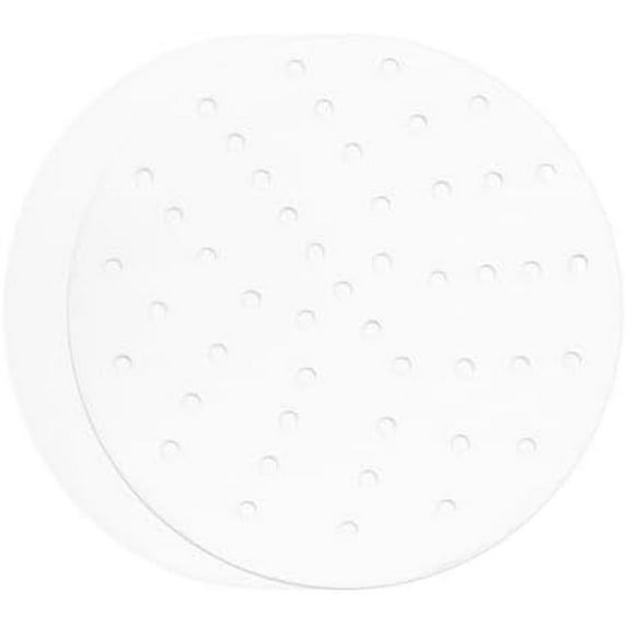 100 Pcs Perforated Bamboo Steamer Liners, Dumpling Steam Paper, 10 Inch ...