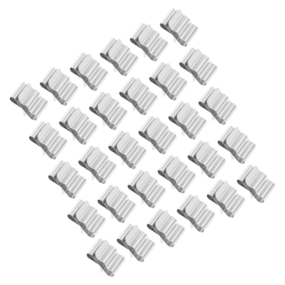 100 Pcs Photovoltaic Clamp Frame Wire Clips Spring Wire Clamp Trailer ...