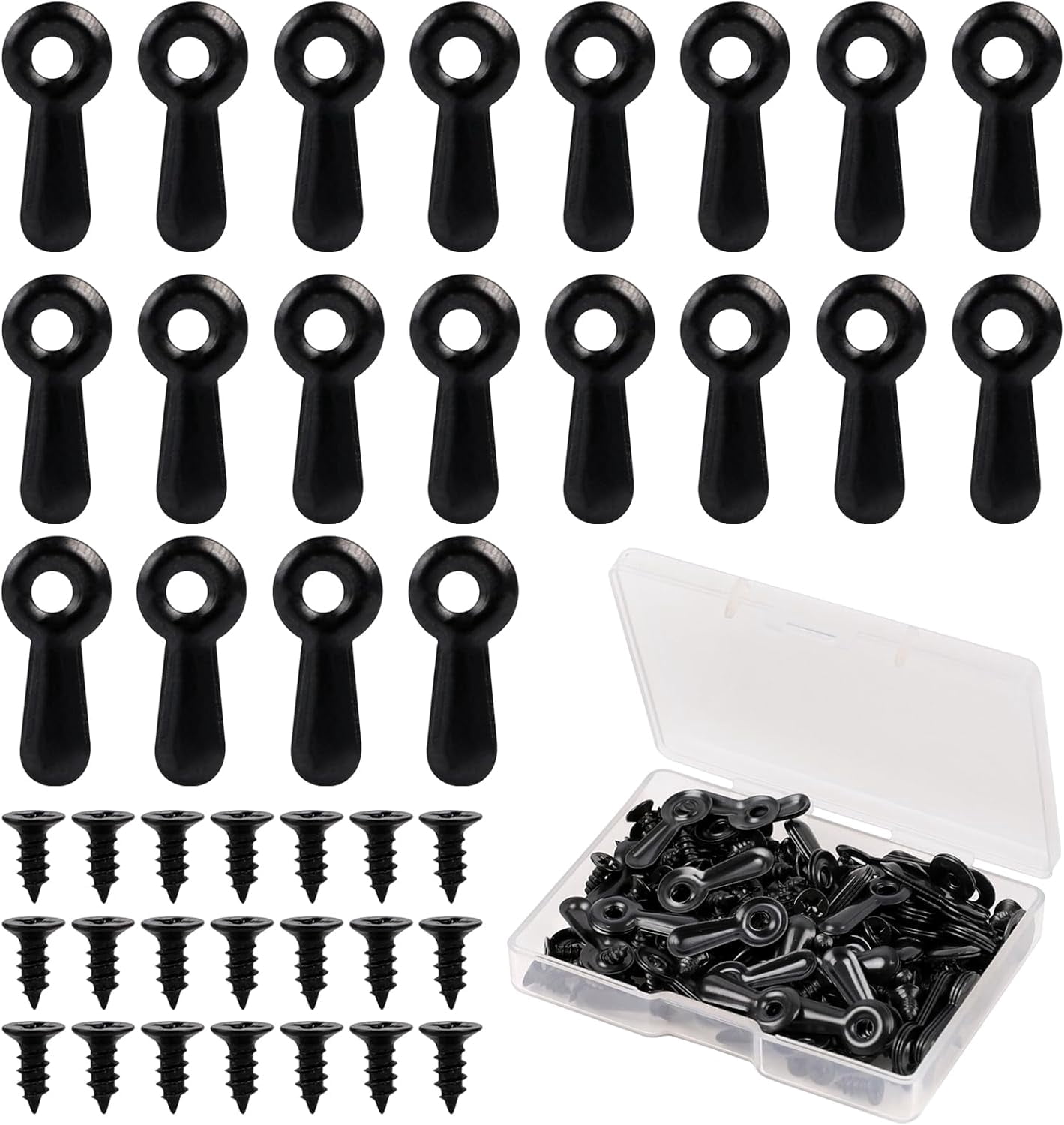 100 Pcs Picture Frame Clips with Screws - Walmart.com