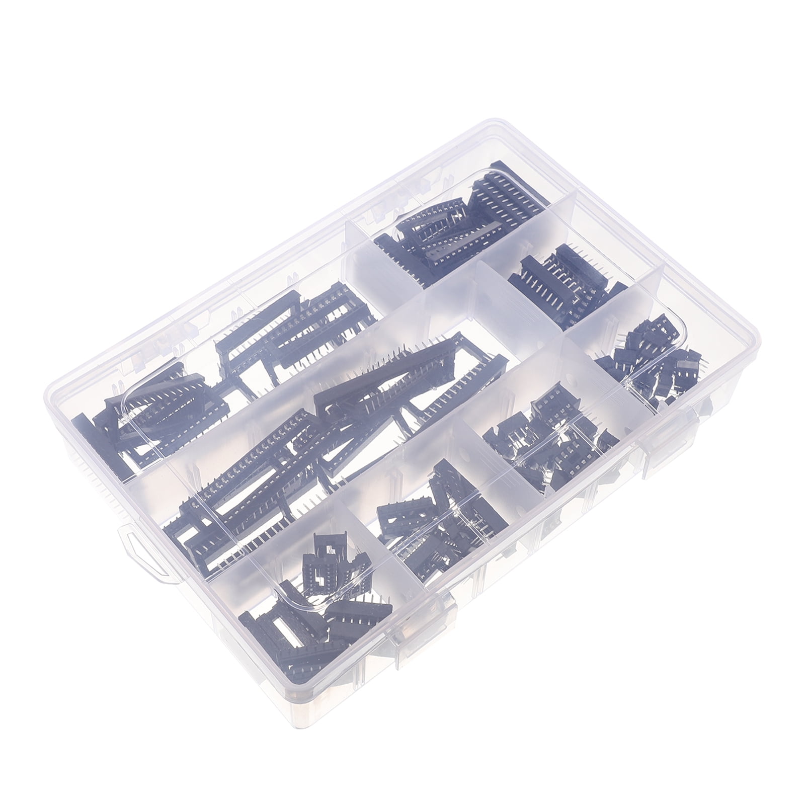 100 Pcs Integrated Circuit Chip Assortment Chips Pin Socket Connection ...