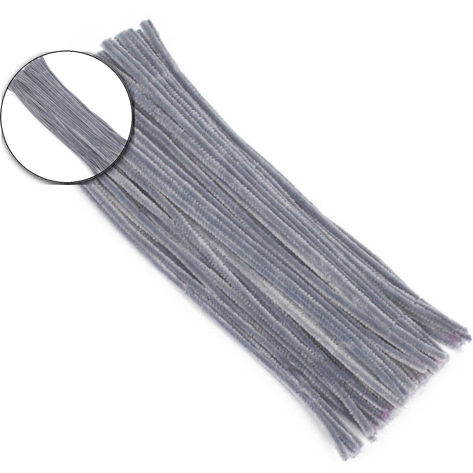 100 Pcs Pipe Cleaner Stems, DIY Floral Craft Supplies, Assorted Art ...