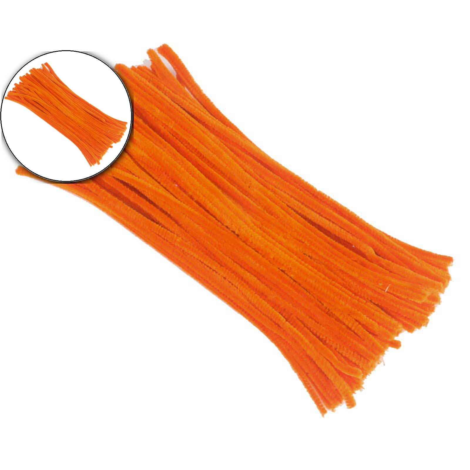 100 Pcs Pipe Cleaner Stems, DIY Floral Craft Supplies, Assorted Art ...
