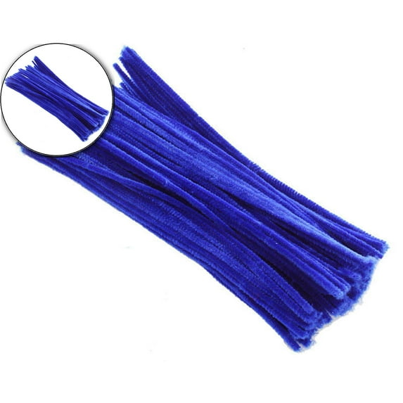 100 Pcs Pipe Cleaner Stems, DIY Floral Craft Supplies, Assorted Art ...