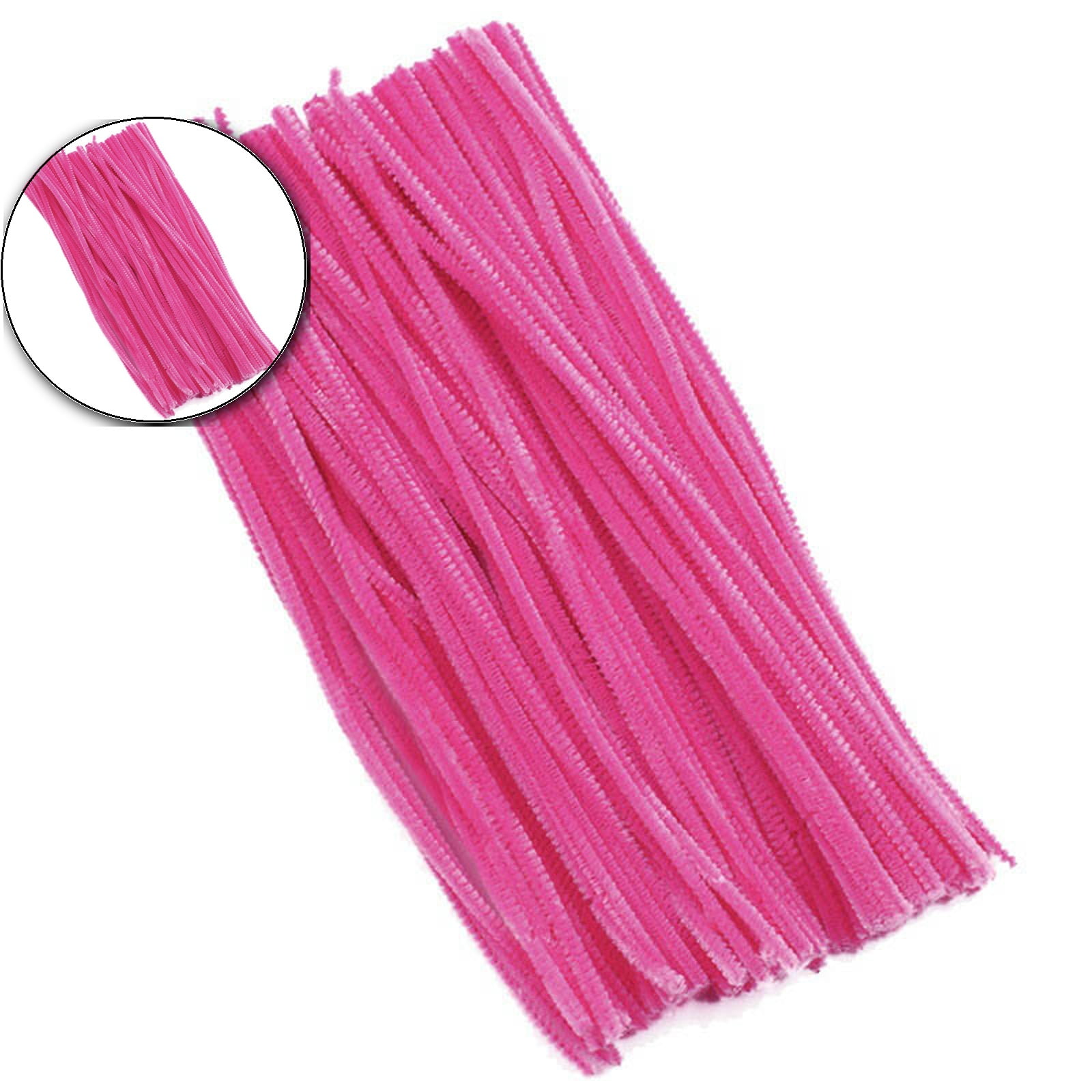 100 Pcs Pipe Cleaner Stems, DIY Floral Craft Supplies, Assorted Art ...