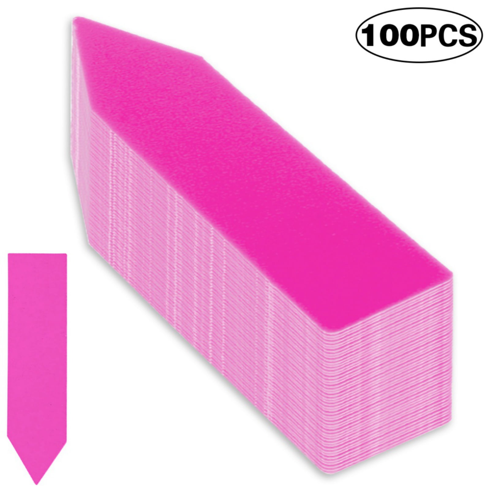 100 Pcs Plastic Plant Labels 4'' Garden Plant Markers Nursery Name ...