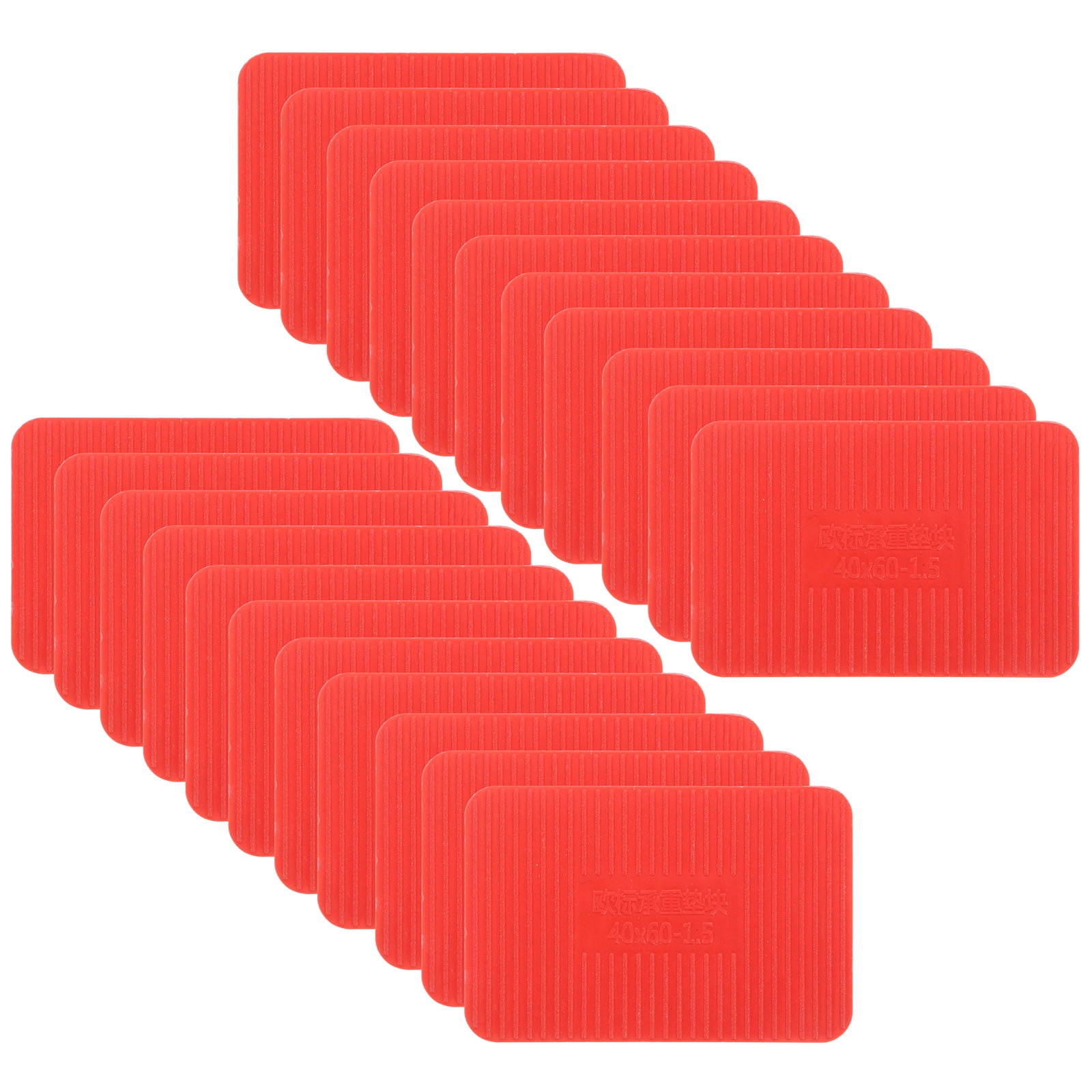 100 Pcs Plastic Shims for Leveling Toilet Flat Black Decor Red ...