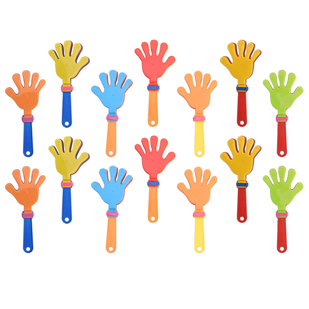 100 Pcs Portable Hand Clapper Plastic Noise Maker Toy Party Concert ...