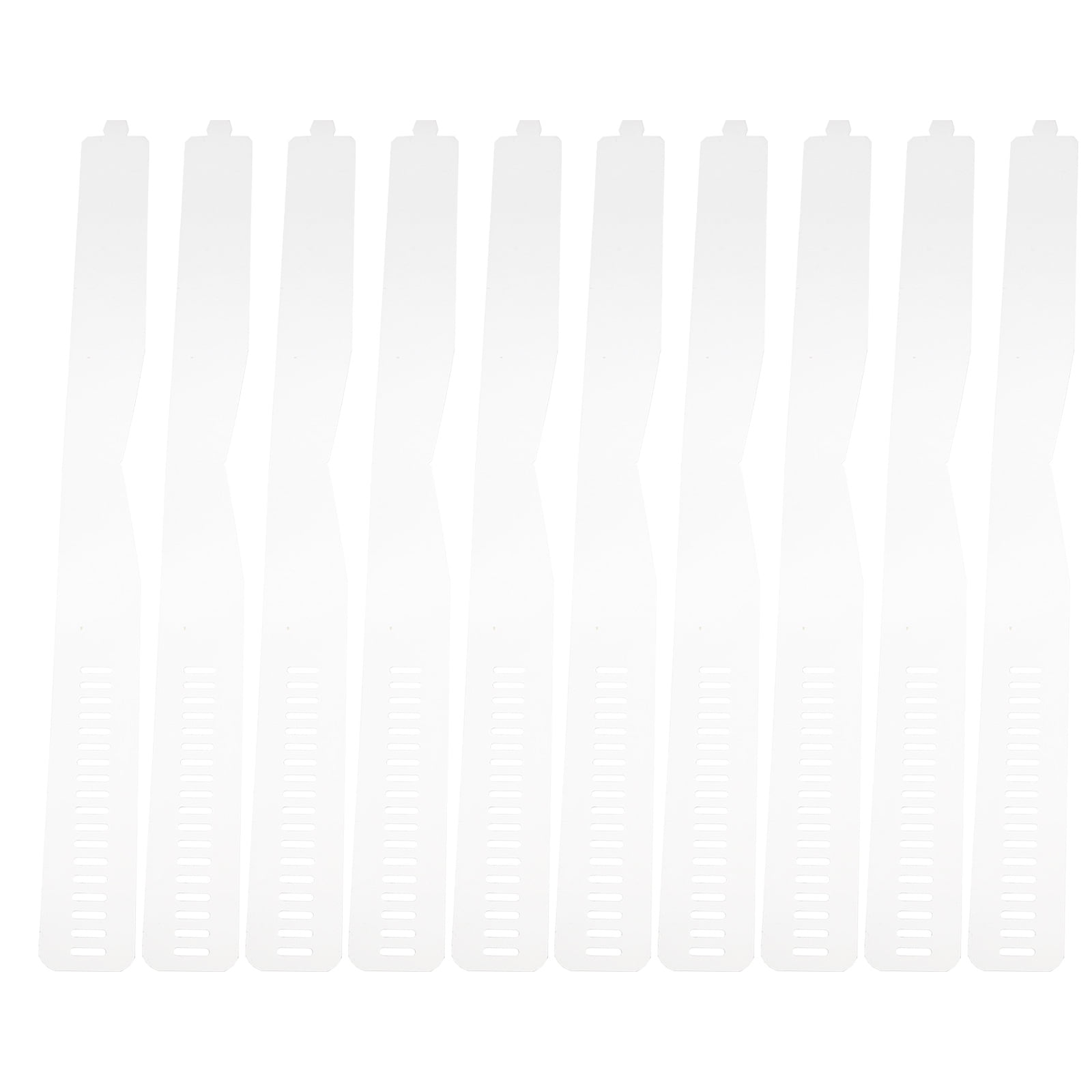 100 Pcs Practical Collar Strips Plastic Collet Cord Chemise Transparent ...