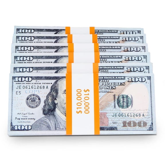 Play Money 1 Dollar Bills