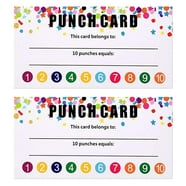 North Star Teacher Resources Positive Behavior Punch Cards, 36 Per Pack ...
