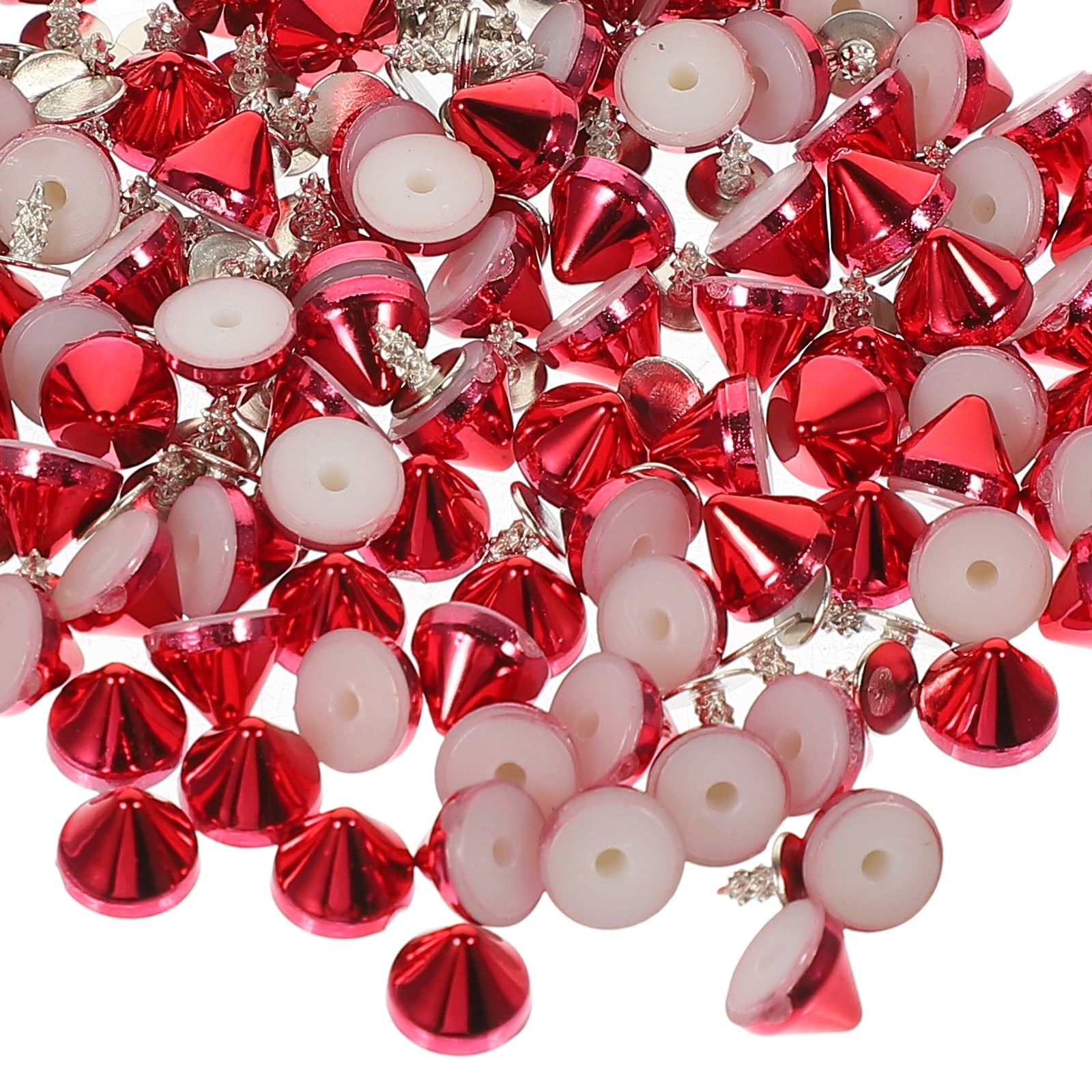100 Pcs Punk Rivets Studs Crafting Apparel Spike for Crafts Clothing ...