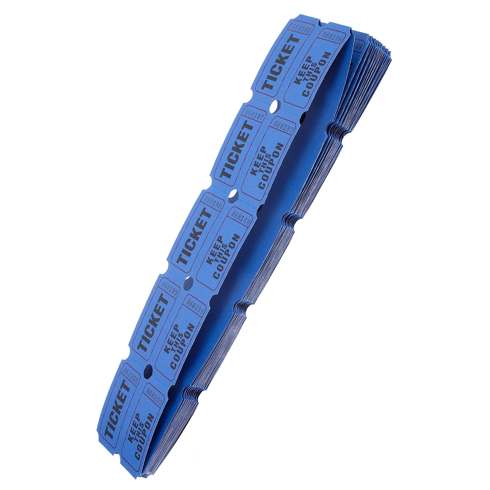 FONDOTIN Printable Raffle Tickets Blue Paper 100Pcs for Interactive ...