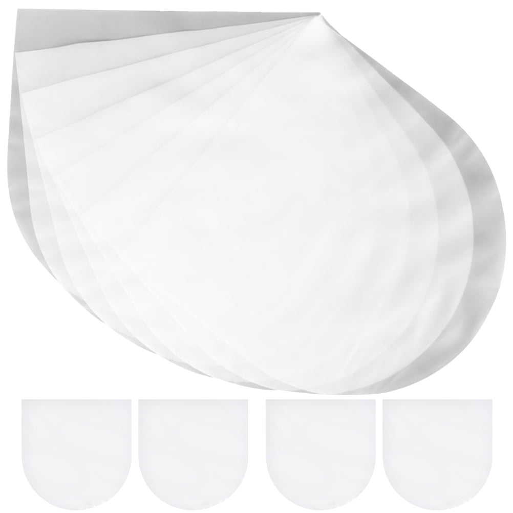 100 Pcs Record Bag Vinyl Protective Sleeves Dividers Records White ...