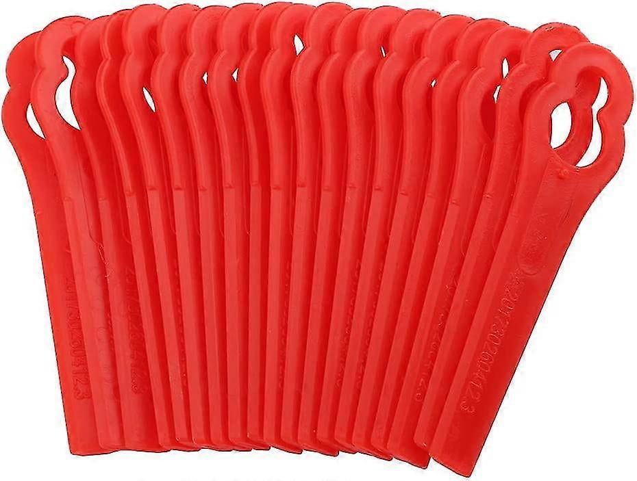 100 Pcs Replacement Plastic Blades For Edger Trimmer Cutting Blade ...