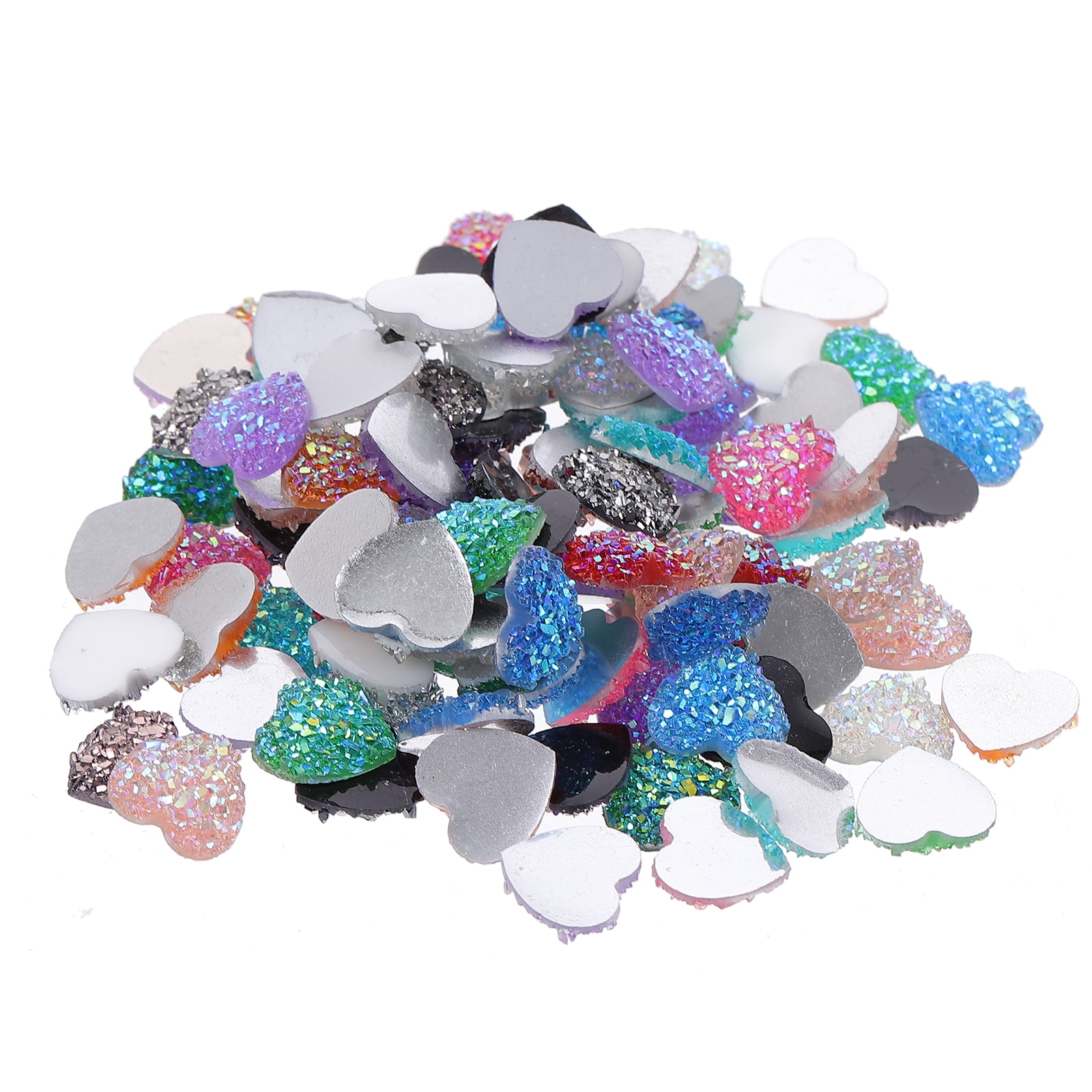100 Pcs Resin Jewelry Stickers Shiny Embellishments Child - Walmart.com