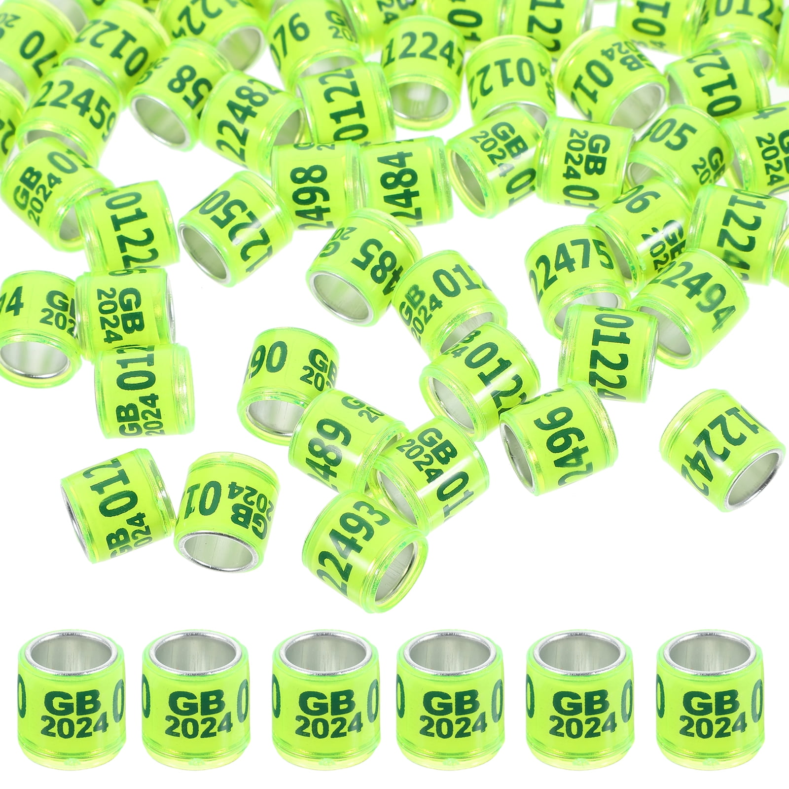 100 Pcs Rings Where Bird Leg Band Pigeon Supplies Pigeon Foot Ring ...