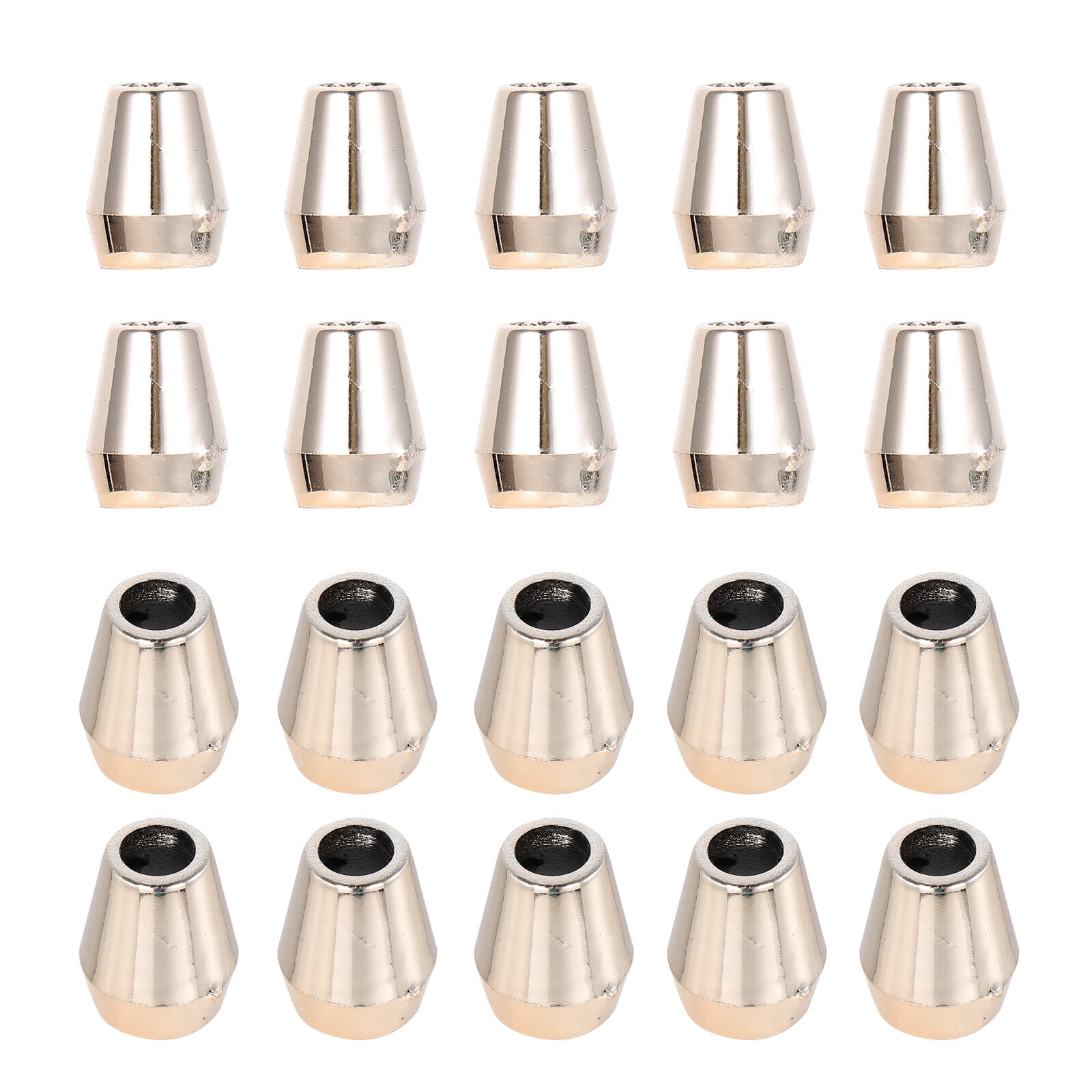 100 Pcs Rope Stopper Lanyard Drawstring Toggle DIY End Cord Stoppers ...