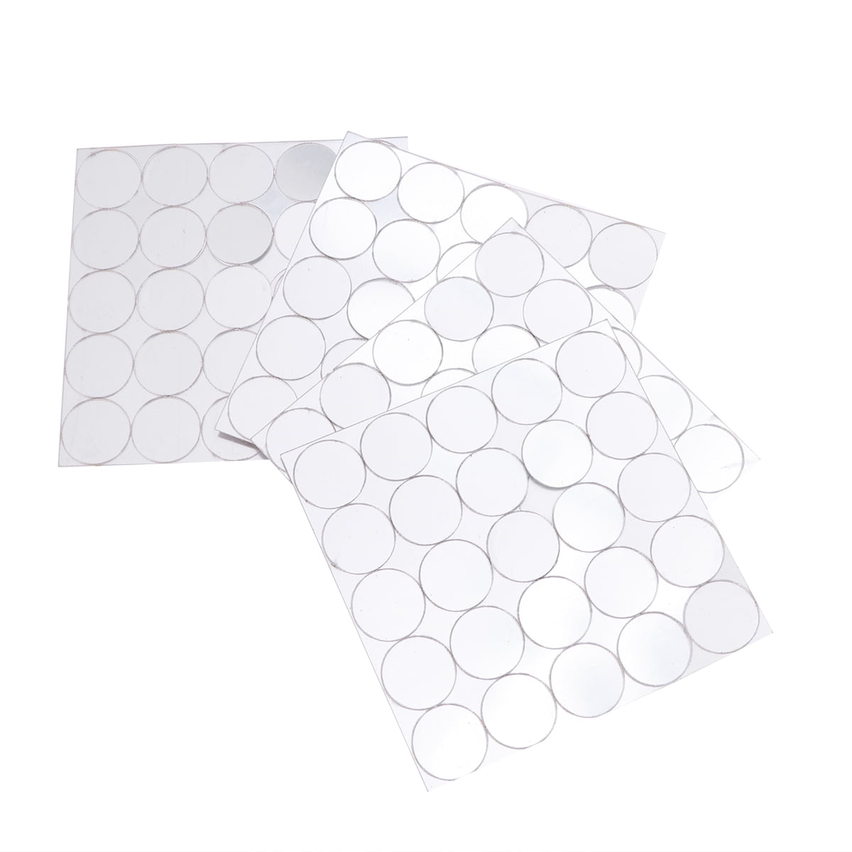 100 Pcs Round Acrylic Mirror Sticker Removable DIY Wall Sticker ...