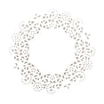 100 Pcs Round Scalloped Parchment Paper Liners 6.5 Inch Non Stick ...