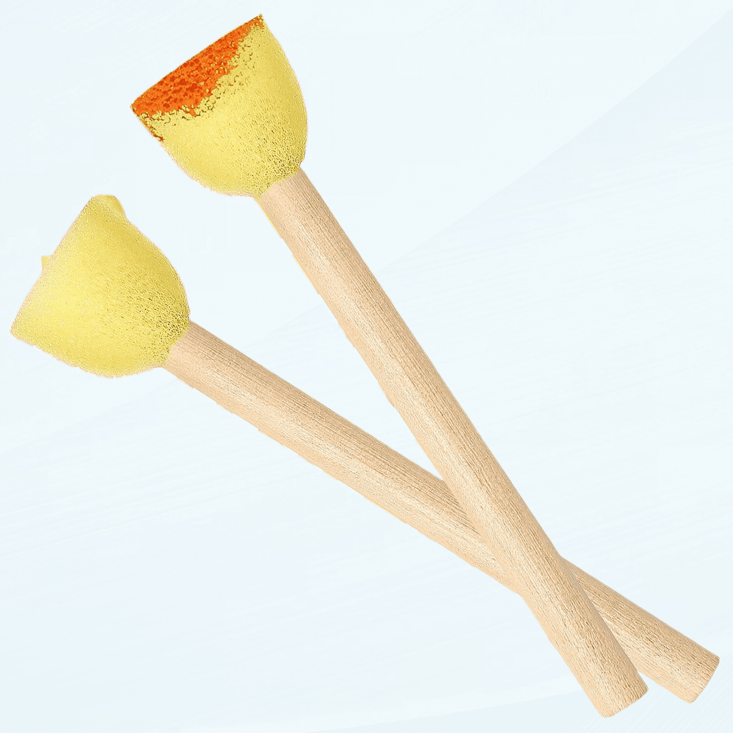 100 Pcs Round Sponge Foam Brush Paint Sponge Brush Small Sponge Paint ...