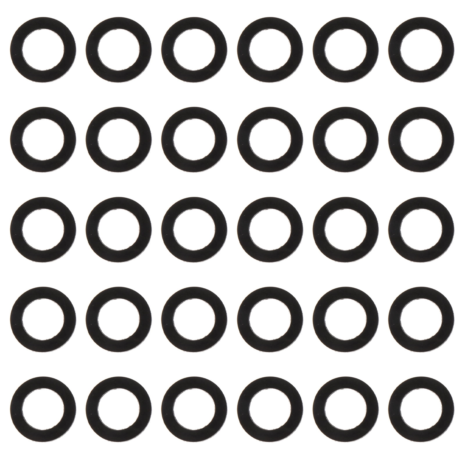 100 Pcs Rubber Toilet Gasket Hose Washers Sealing Ring Rings Inlet Pipe ...