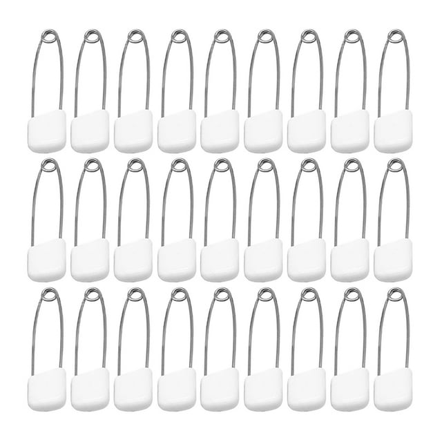 100 Pcs Safety Pin Baby Girl Supplies Cloth Diaper Newborn Diapers Nappy Plastic Pins - Walmart.com