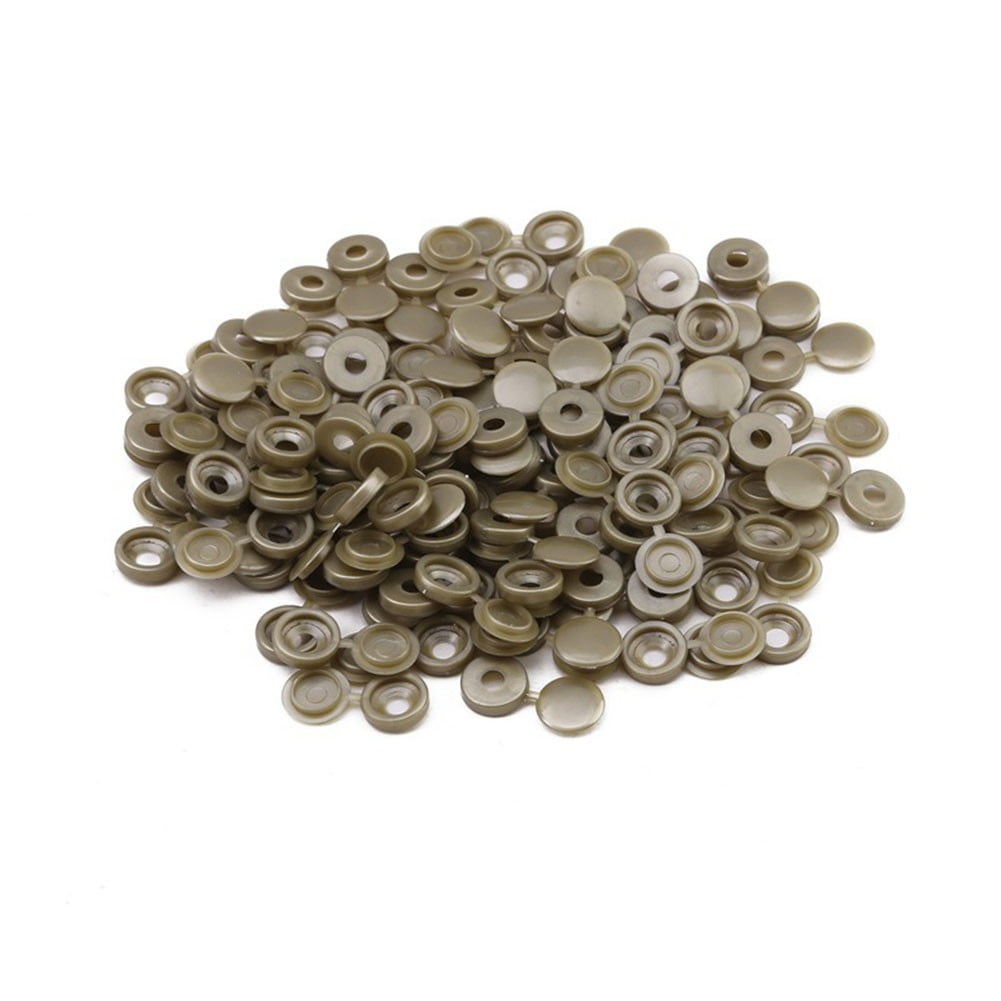100 Pcs Screw Cap, Black Hinged Screw Cover Cap for Covering M5 Screw ...