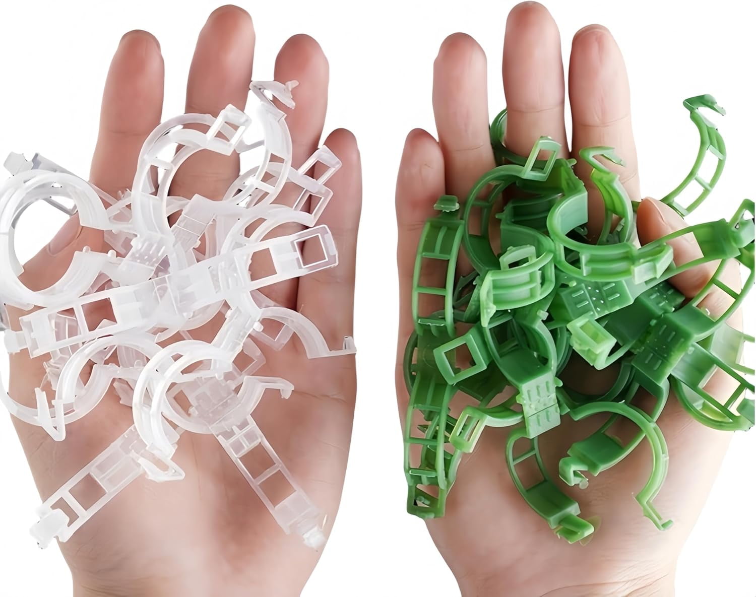 100 Pcs Secured Plastic Plant Clip for Climbing Plants, Plant Support ...