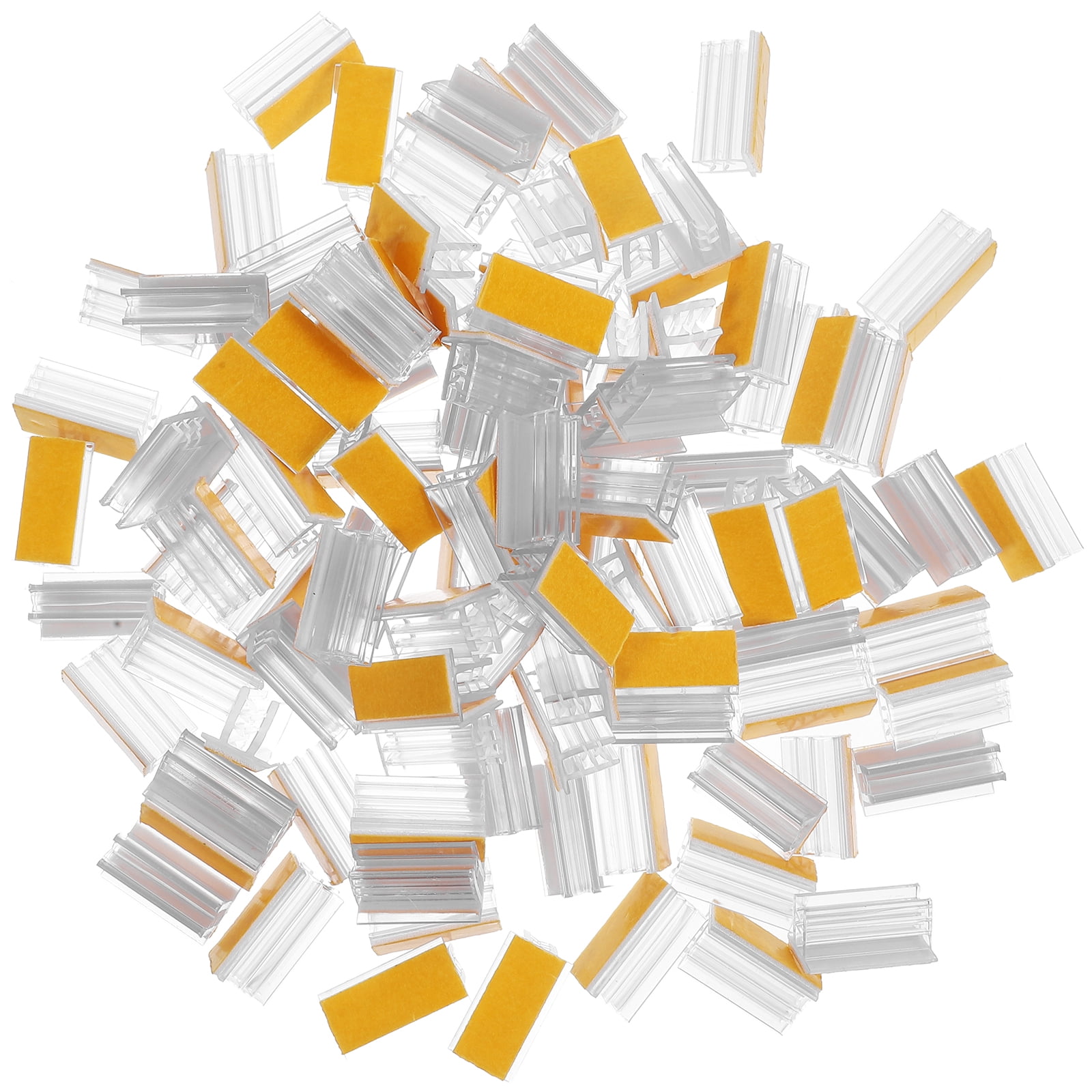 100 Pcs Self Adhesive Sneeze Guard Holder Transparent Label - Walmart.com