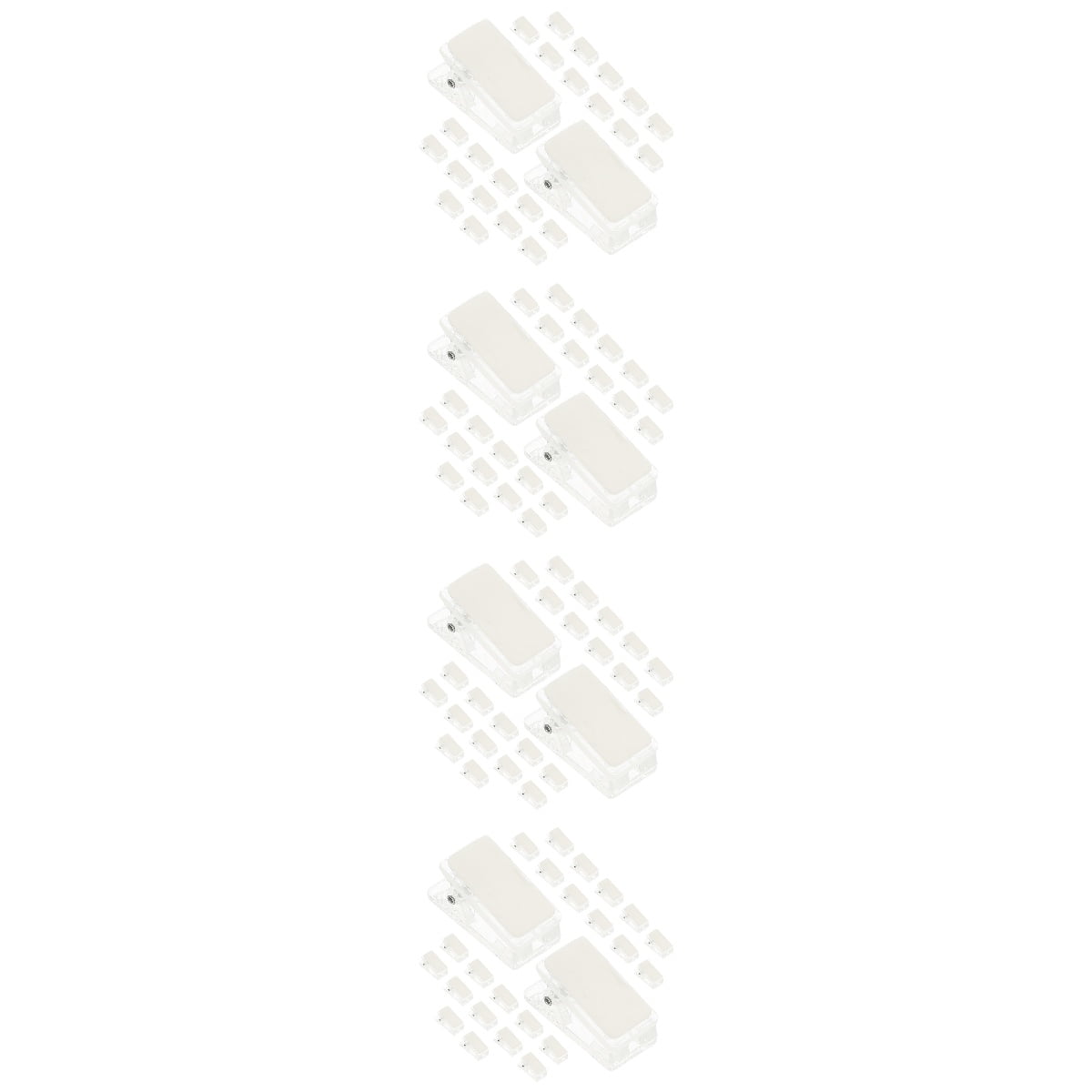 100 Pcs Self-adhesive Spring Clips Self Adhesive Photo Clips Tapestry ...