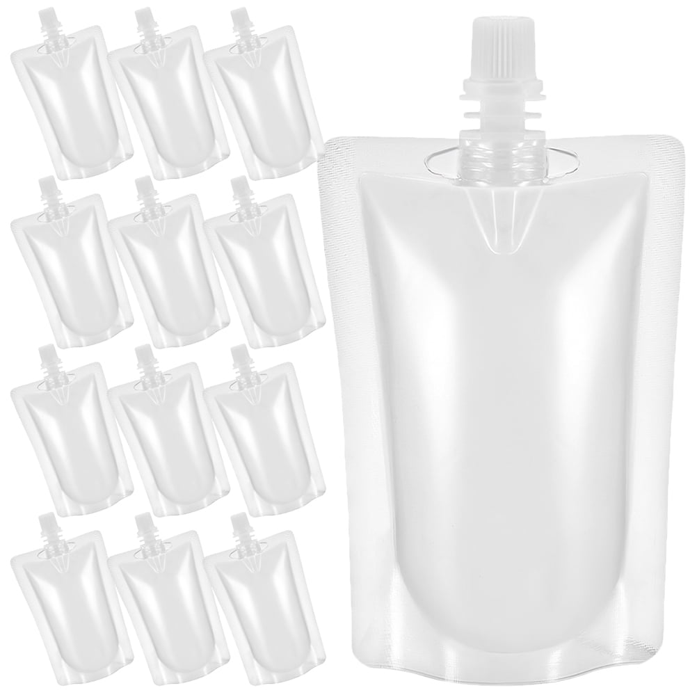 HOMEMAXS Portable Plastic Flasks for Liquor with Tight Sealing Cap and ...