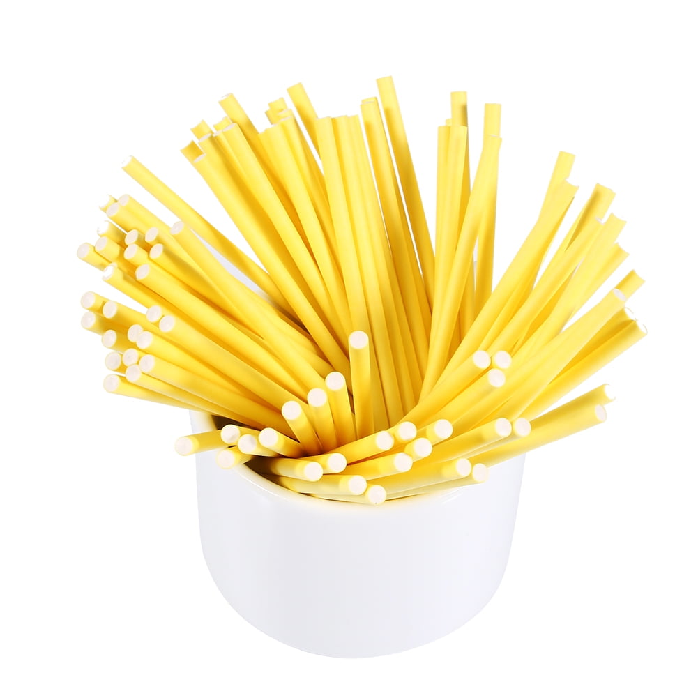100 Pcs/Set Colorful Lollipop Sticks Cake Pop Sticks for Candy ...