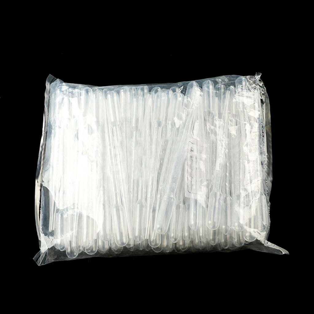 100 Pcs/Set Graduated Pipettes Eye Dropper Transfer Pipettes Essential ...