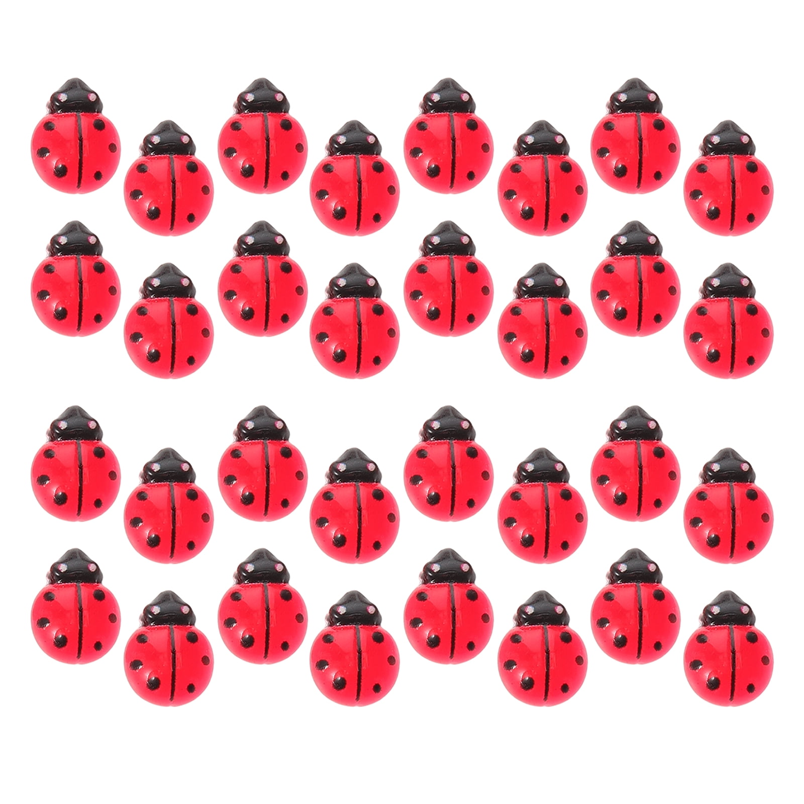 100 Pcs Seven Star Ladybug Ornament Toddler Ballpoint Pen Miss Red ...