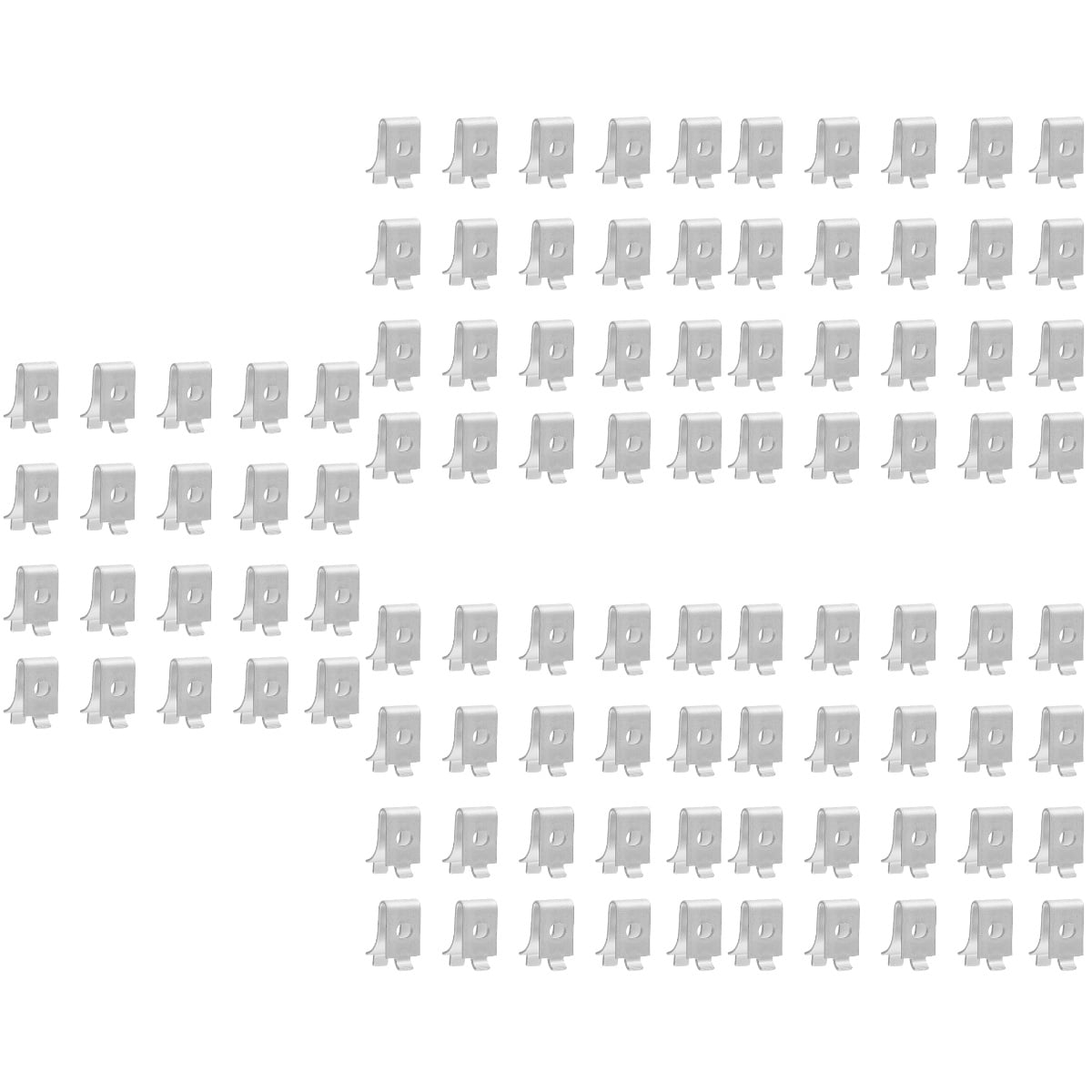 100 Pcs Shelf Support Clip Freezer Clips Cupboard Shelves Storage Heavy ...