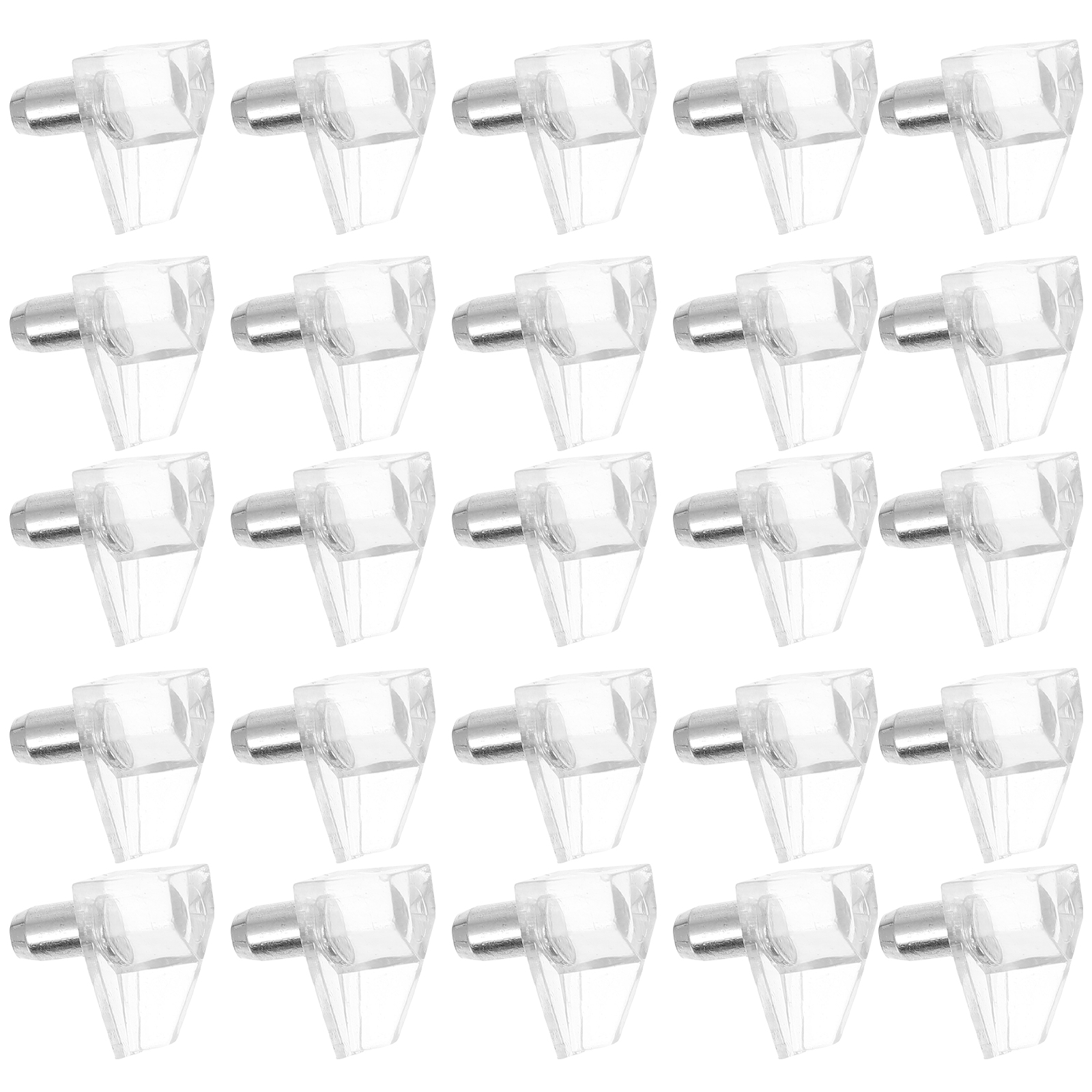 100 Pcs Shelves Holder Adjustable Wall Shelf Pegs Kitchen Cabinets Rack ...