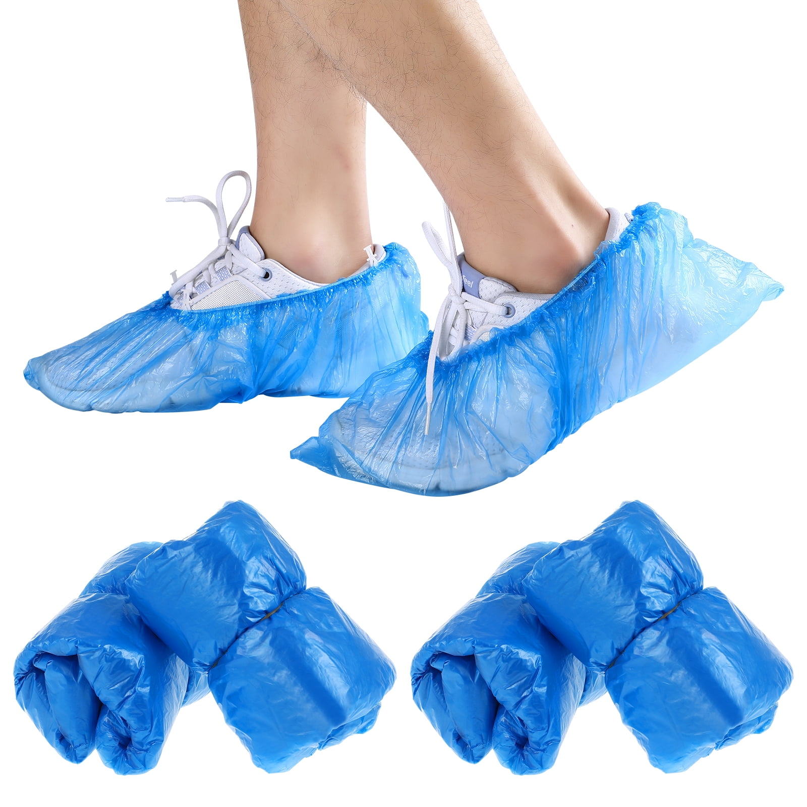 100 Pcs Shoe Coverings Disposable Household - Walmart.com