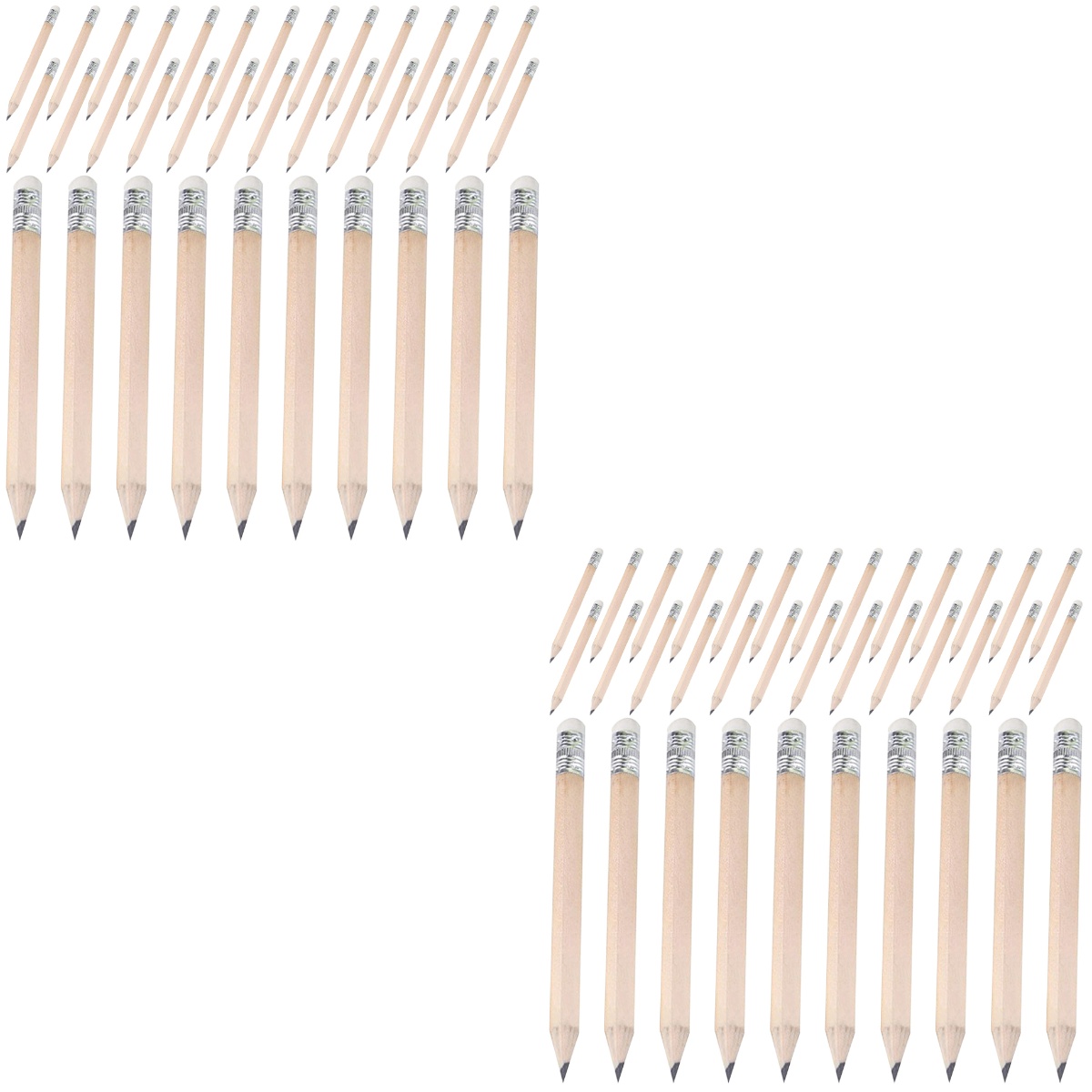 100 Pcs Short Pencil Pencils for Preschoolers Students Drawing Triangle ...