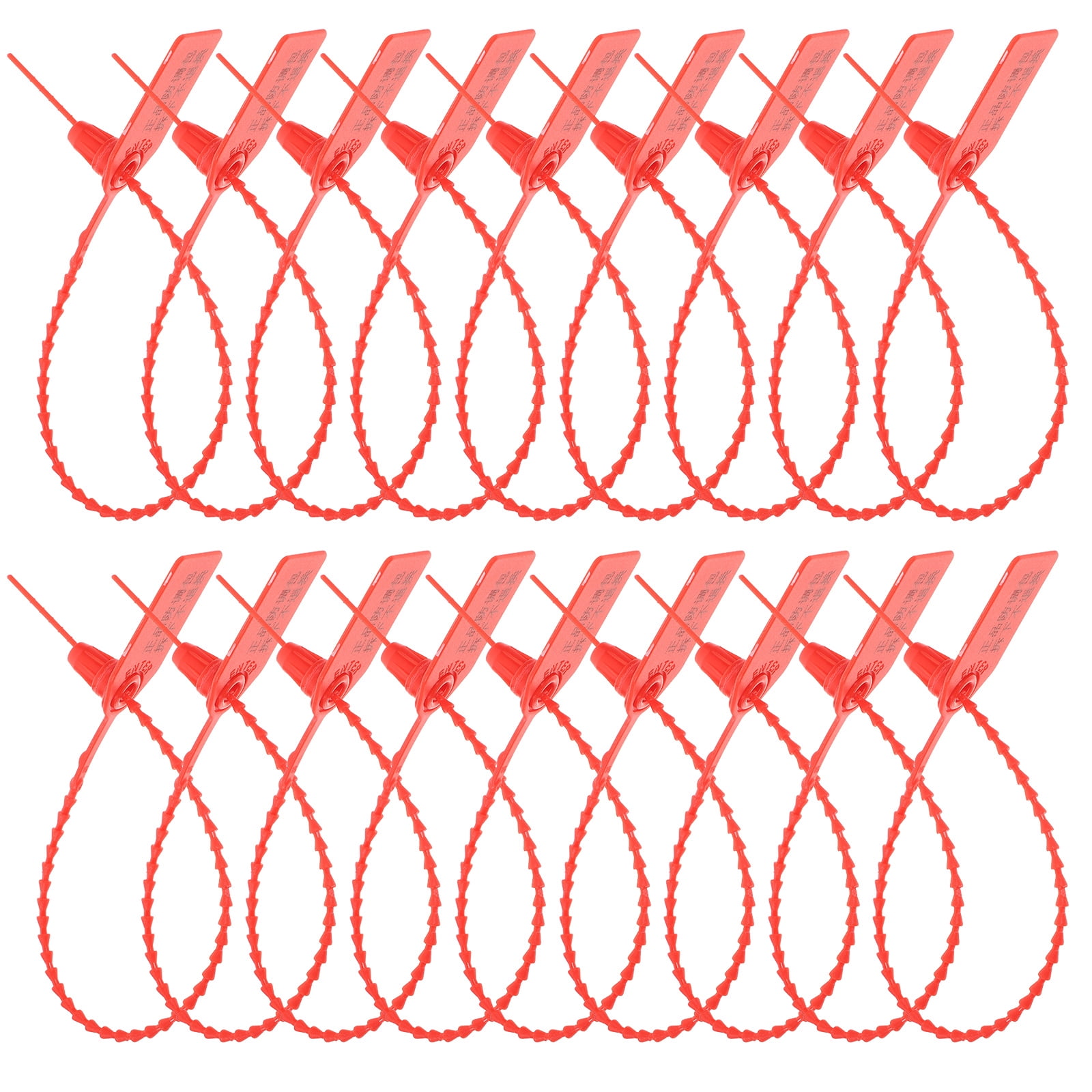 GOOHOCHY Cable Ties Red 100Pack 9.8X1.1X0.6In - Walmart.com