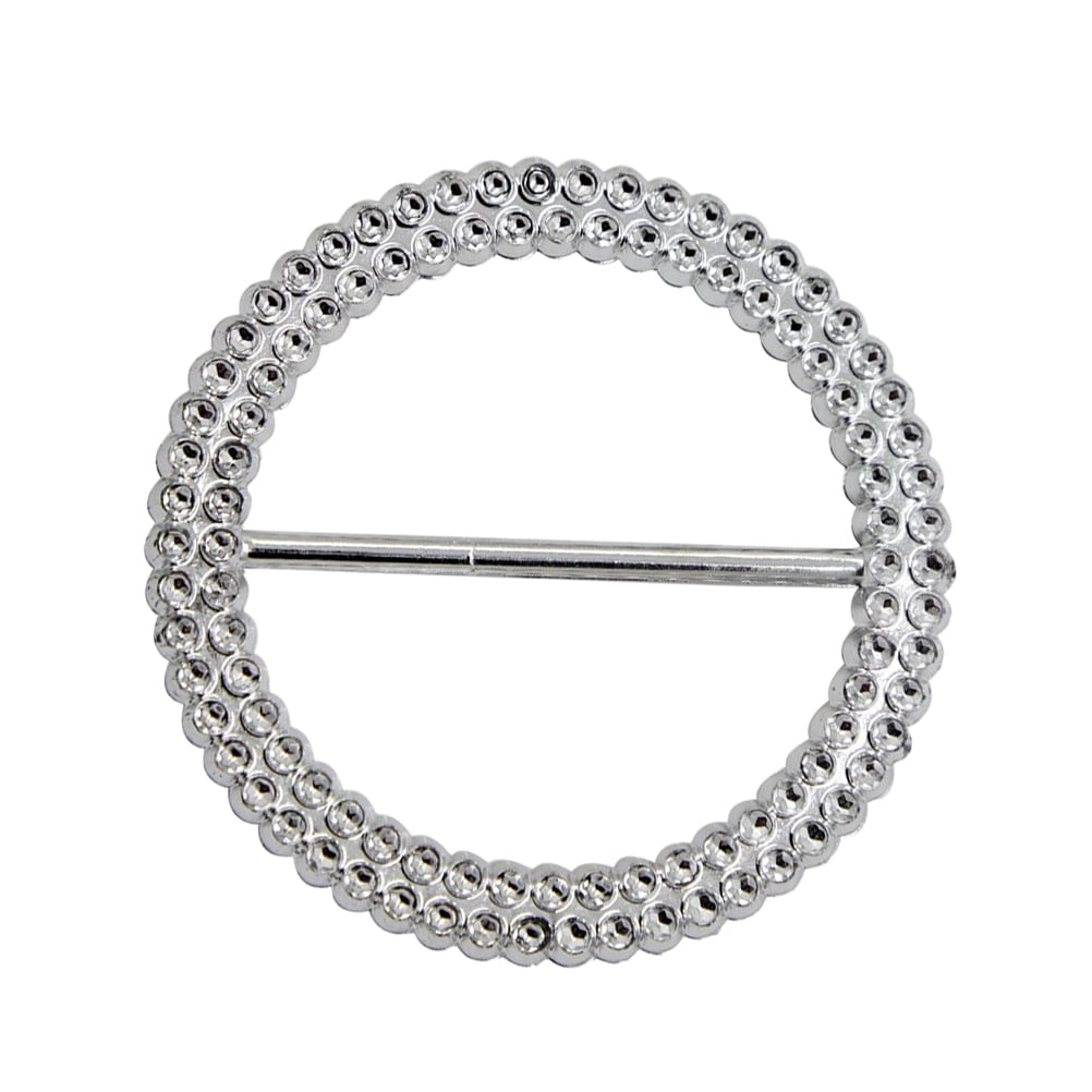 100 Pcs Sliders Chair Cover Wedding Chair Buckles Circle Craft Buckle ...