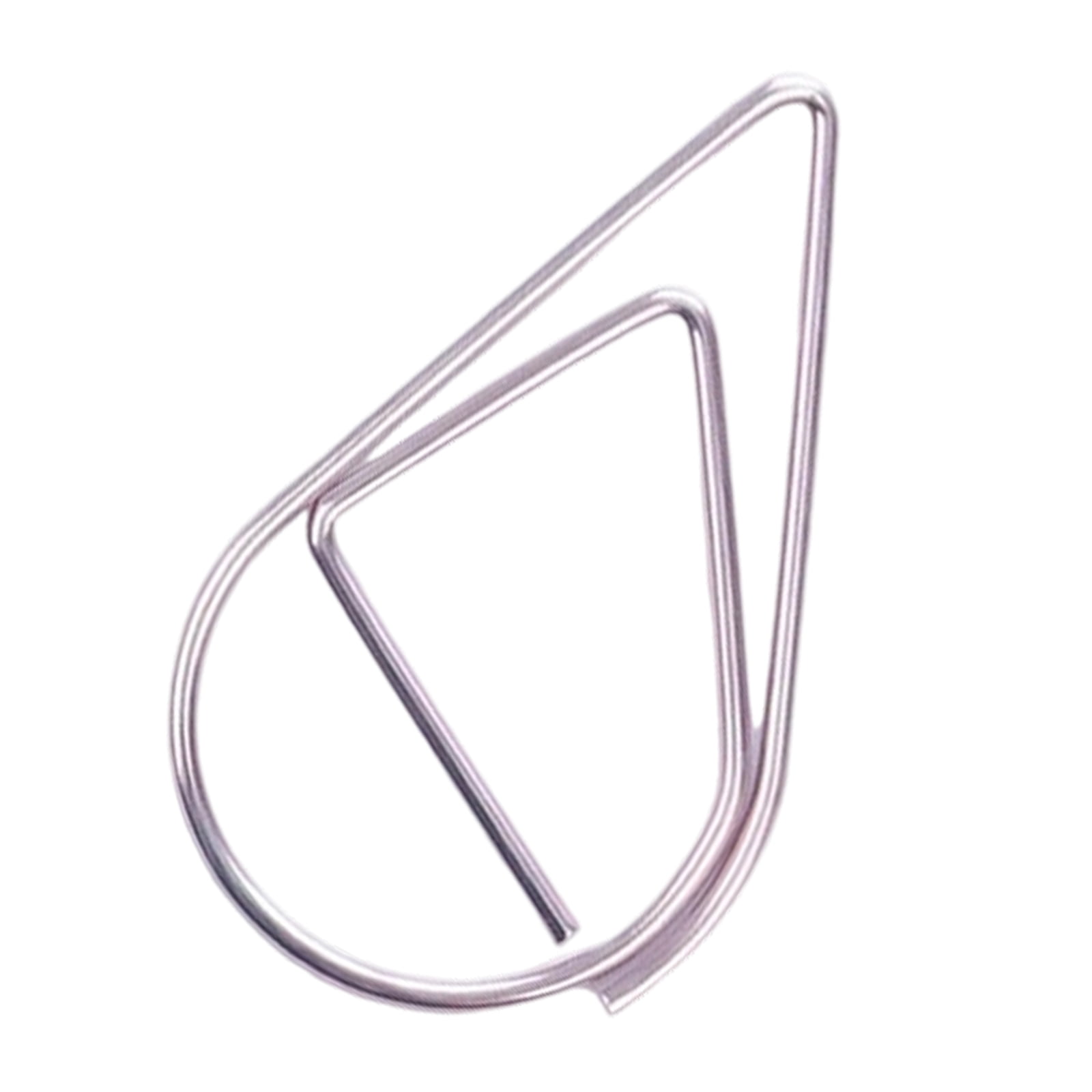 100 Pcs Small Bookmarks Creative Paper Clips Water Drop Shape Bookmarks ...