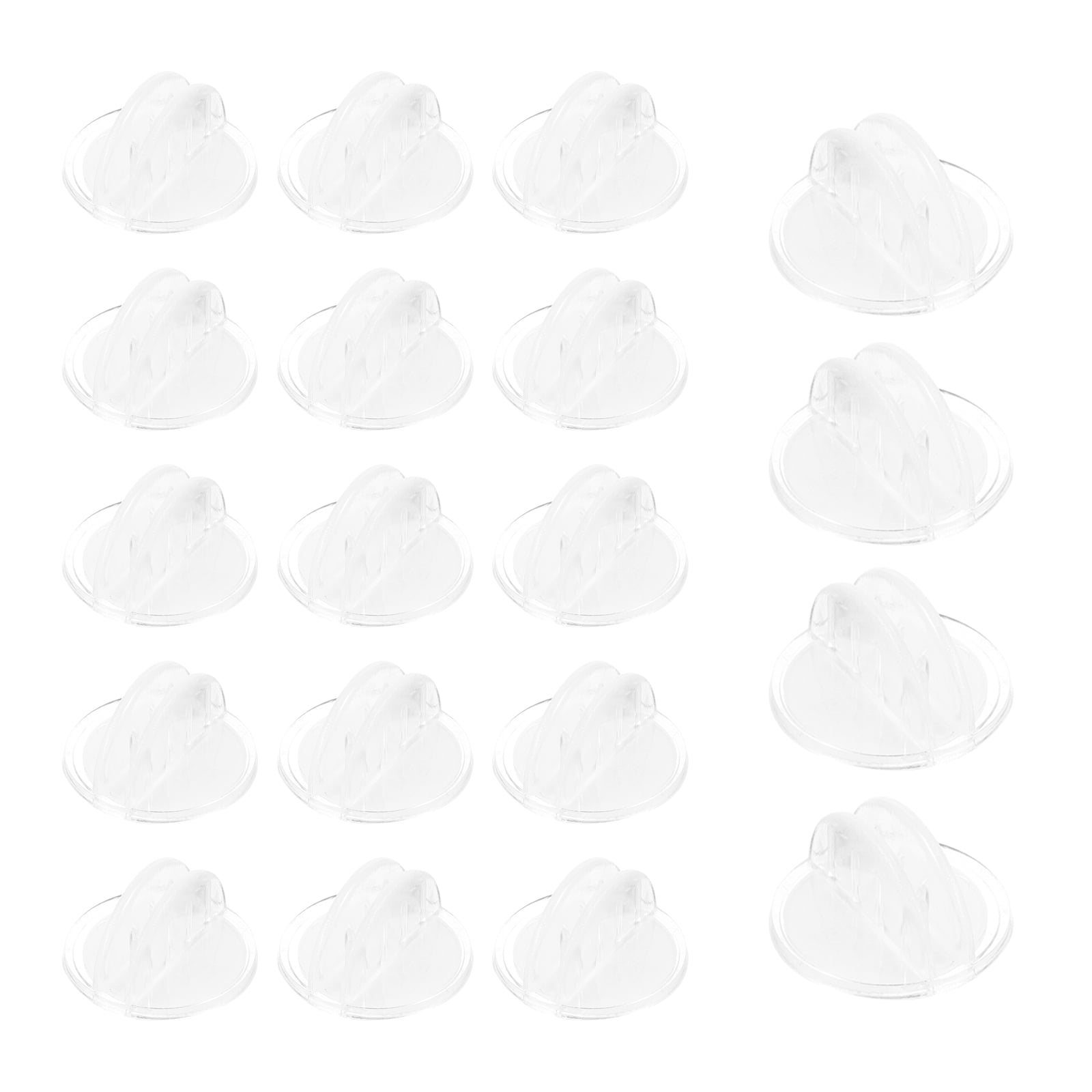 100 Pcs Sticky Labels Mini Stands Card Holder Rack Shelf Tag - Walmart.com