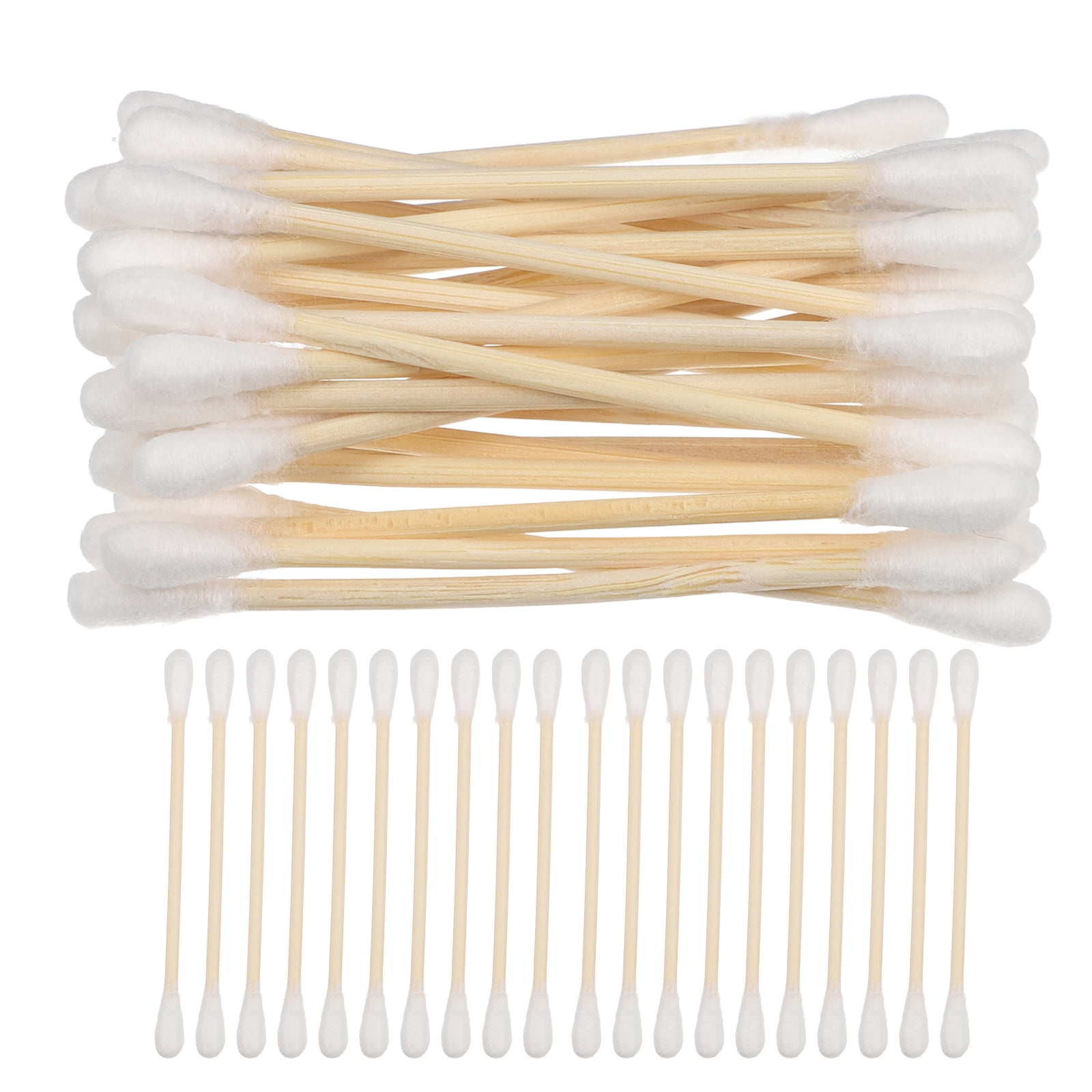 100 Pcs Storm-proof Door Plug Portable Bamboo Stick Sanitary Swab Baby ...