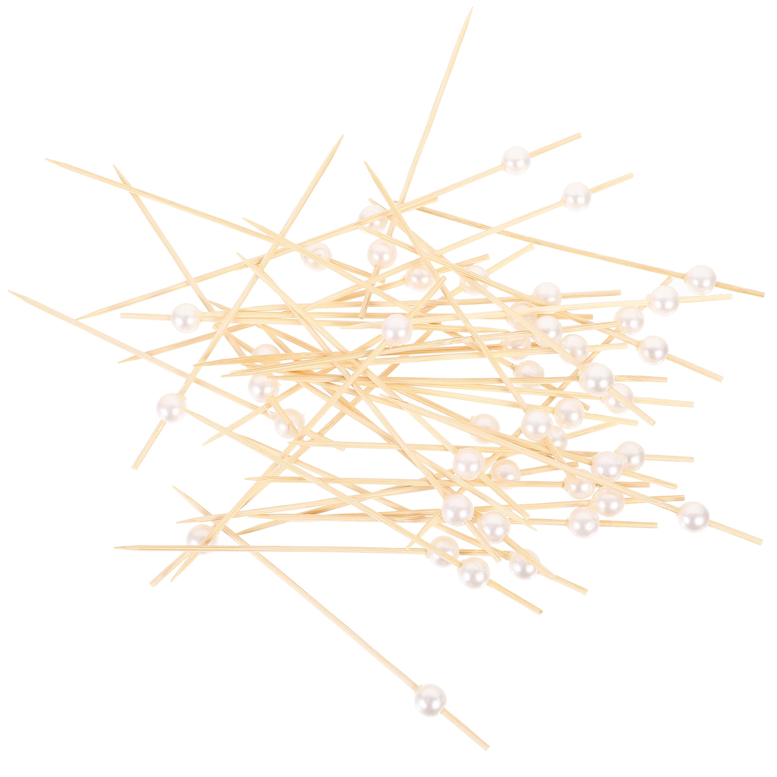 100 Pcs String Cocktail Picks Fruit Skewers Blender Whisk Stick ...