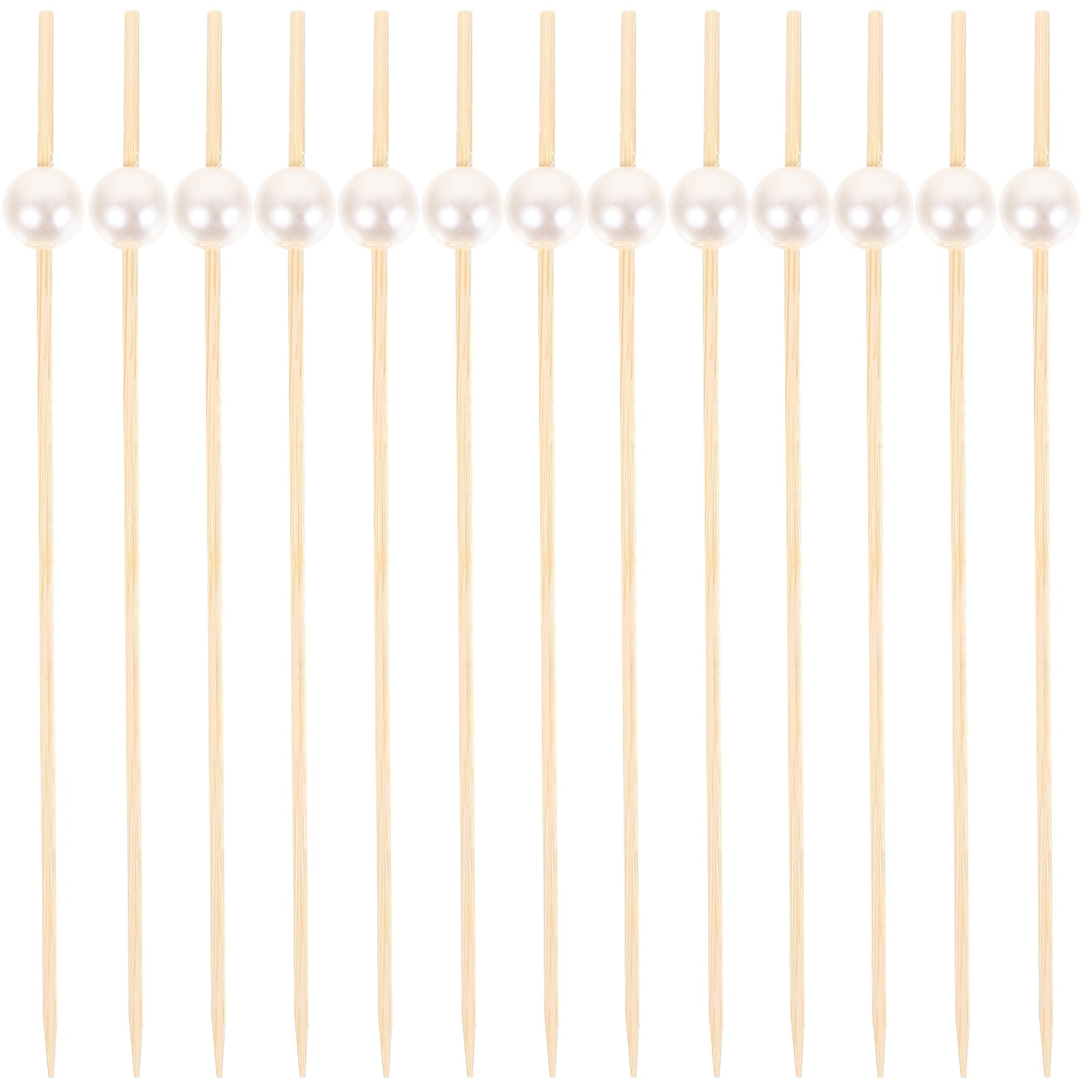 100 Pcs String Fruit Party Decorations Wand Toothpicks for Food Bamboo ...