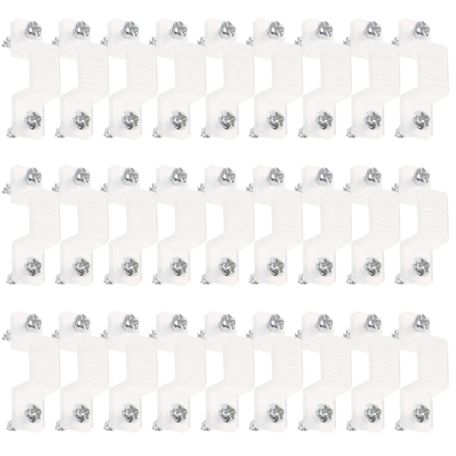 100 Pcs LED Strip Light Mounting Brackets Silicone Hangers for LED ...