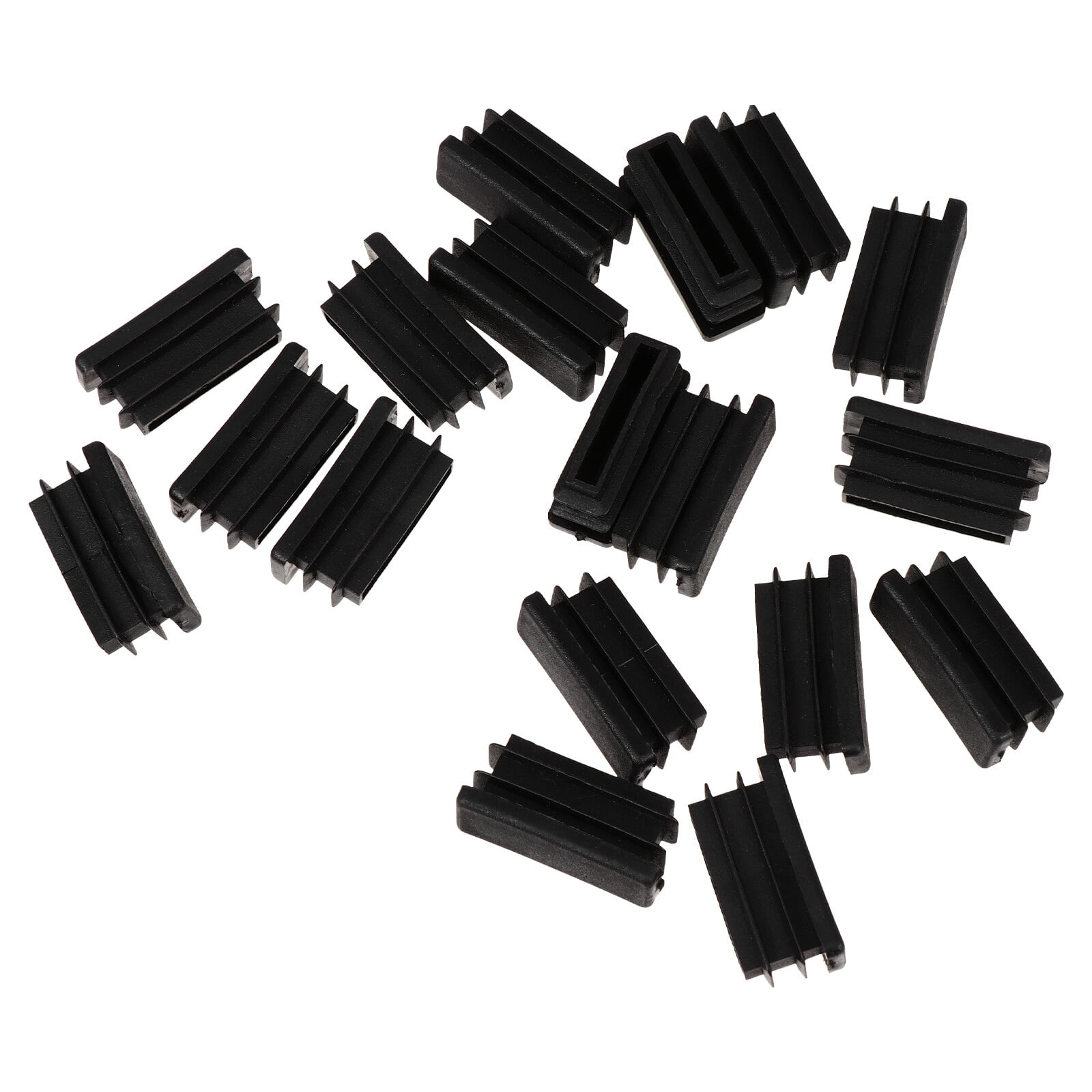 100pcs Square PVC Plastic Furniture Leg Plug Covers Tube Bung Caps ...