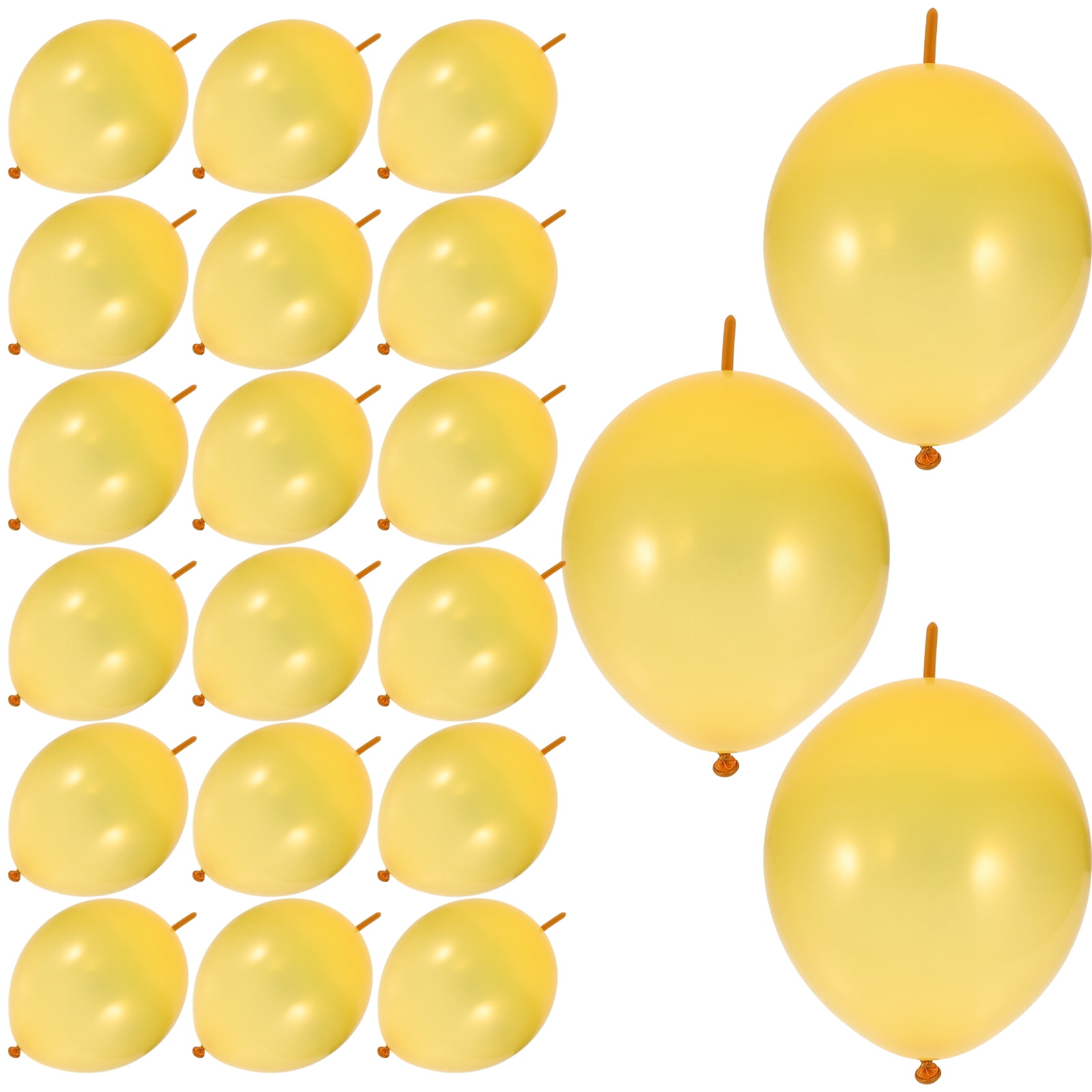 100 Pcs Tail Latex Balloon Tail Chain Balloon for Arch Balloon Ornament ...