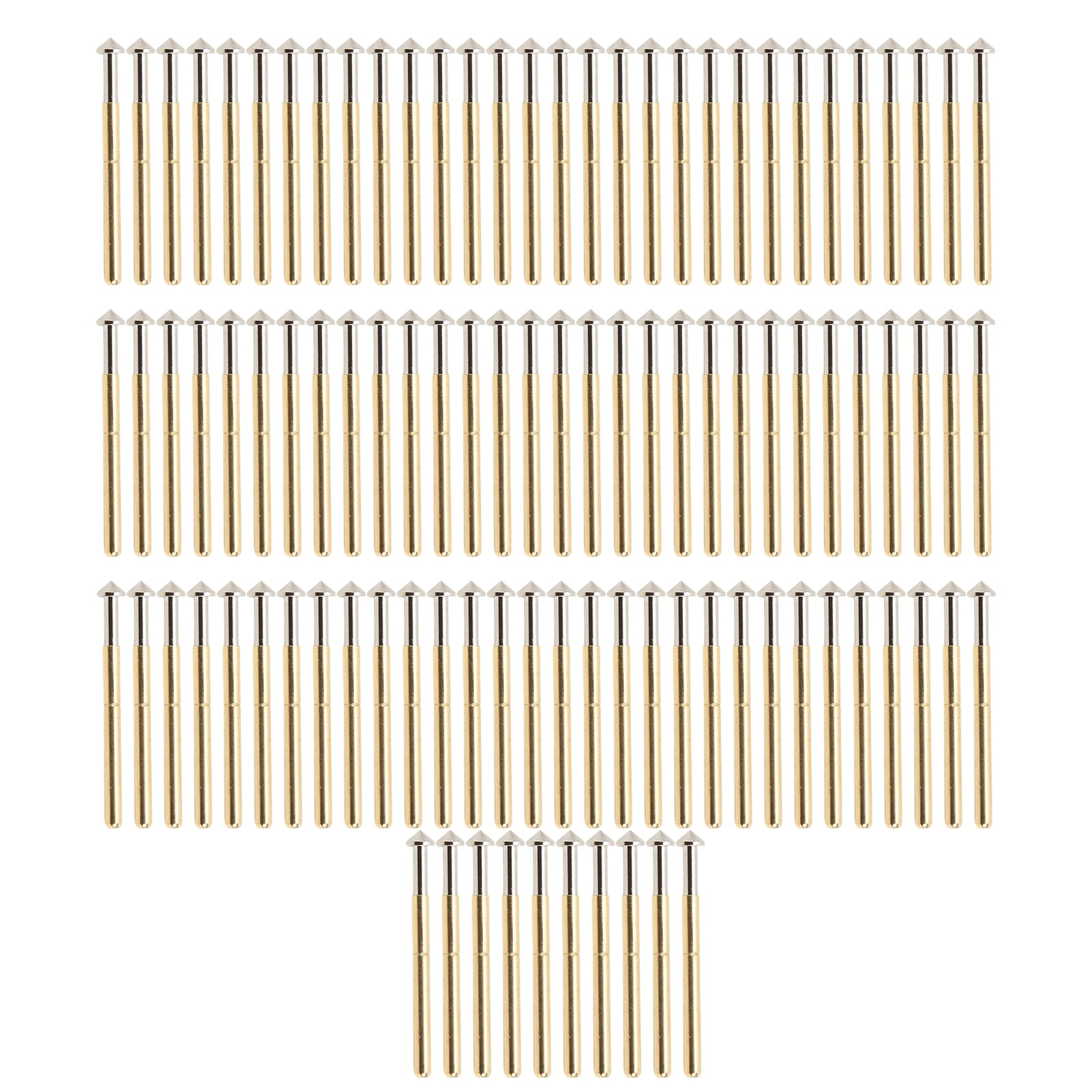 100 Pcs Tapered Head Probe Pins - P156-E Test Probe Pogo Pin Set for ...