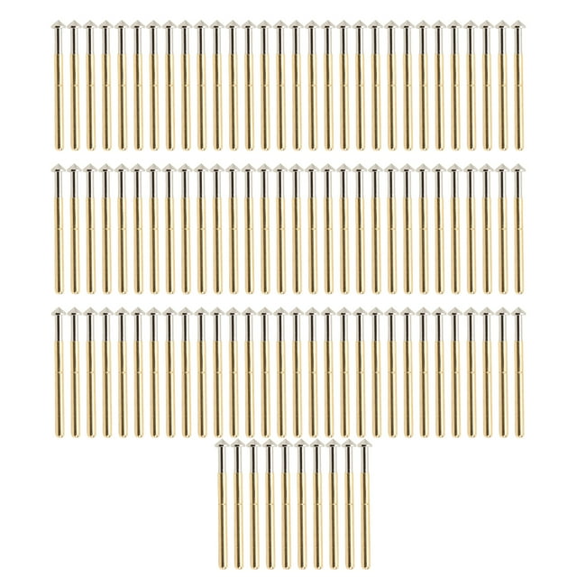 100 Pcs Tapered Head Probe Pins - P156-E Test Probe Pogo Pin Set for ...
